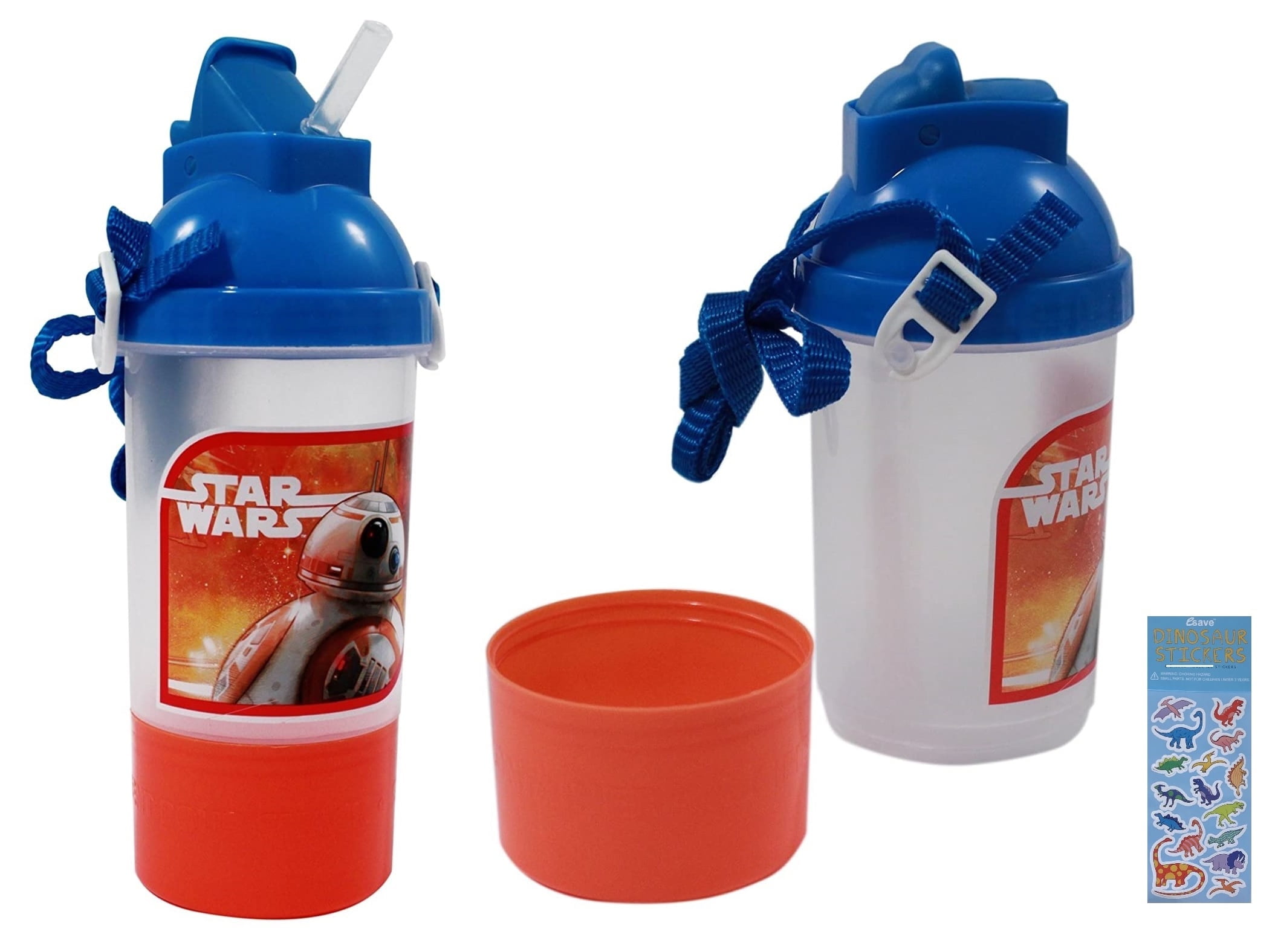 Star Wars Bundle includes 2 Plastic Water Bottles with Snack ...