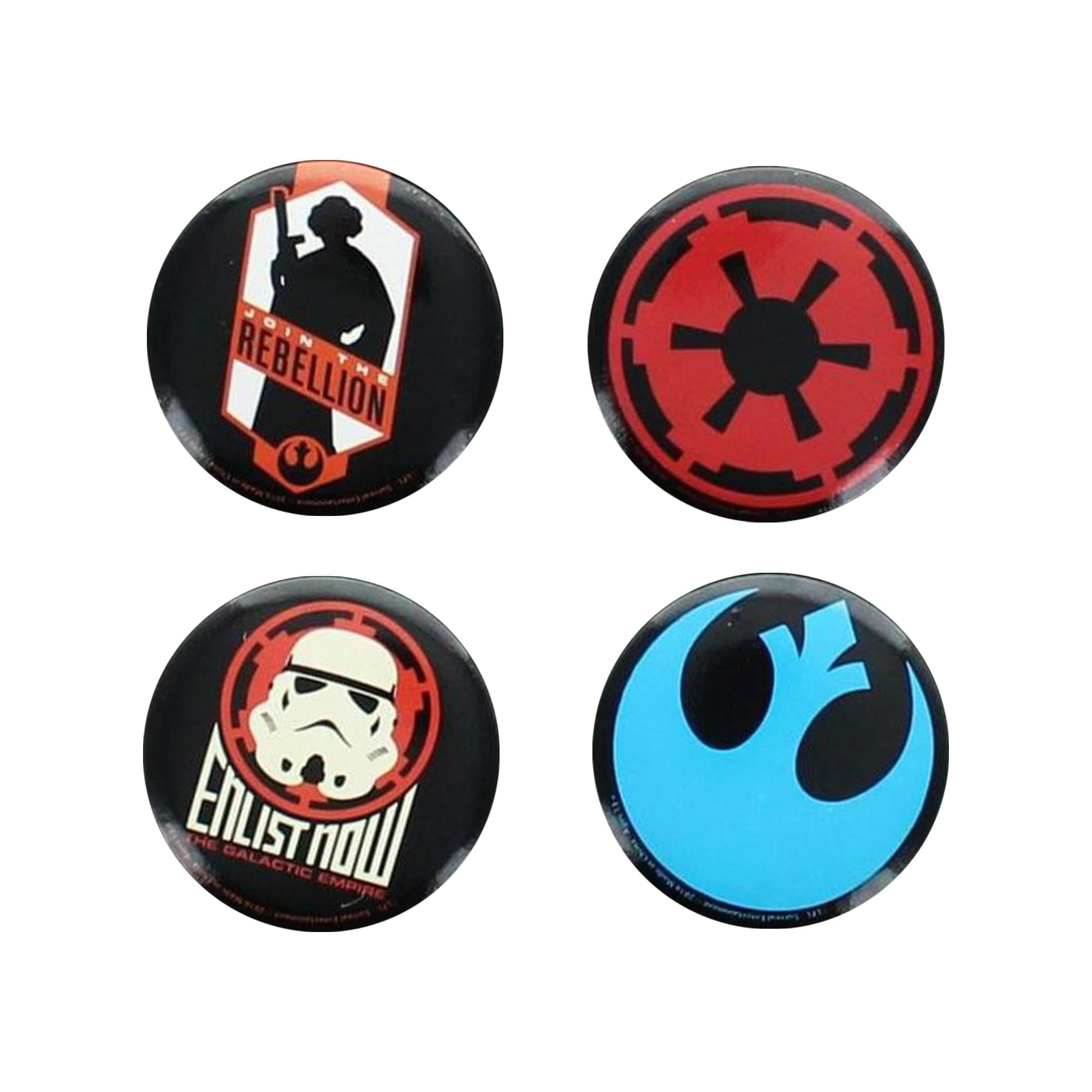Star Wars Button 4 Pack - Walmart.com
