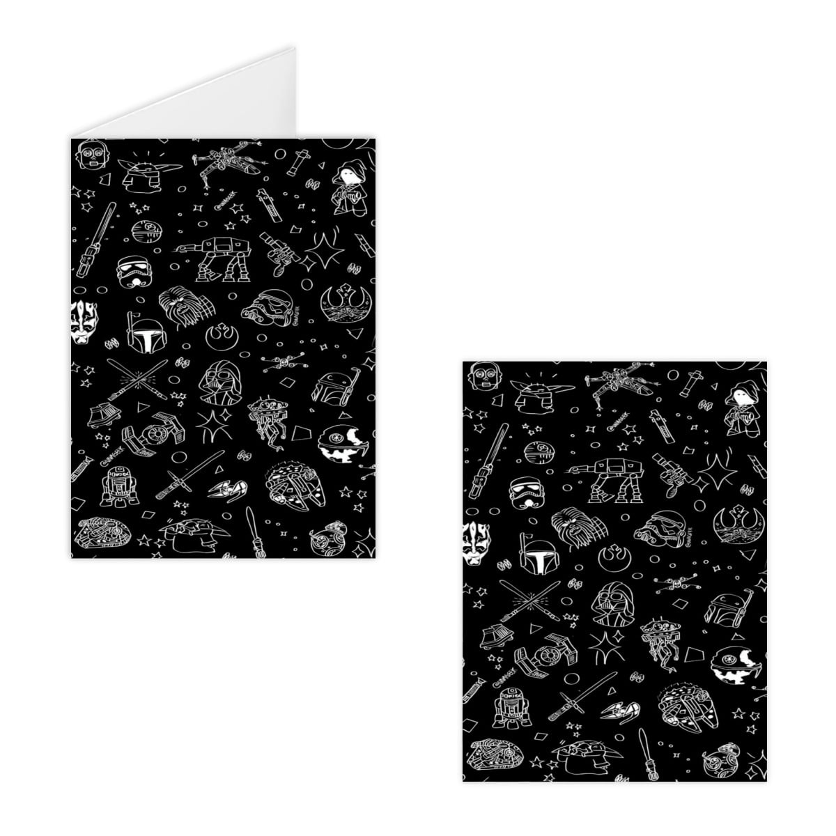 Star Wars Cards and Envelopes Greeting Cards with Envelopes Blank Note ...