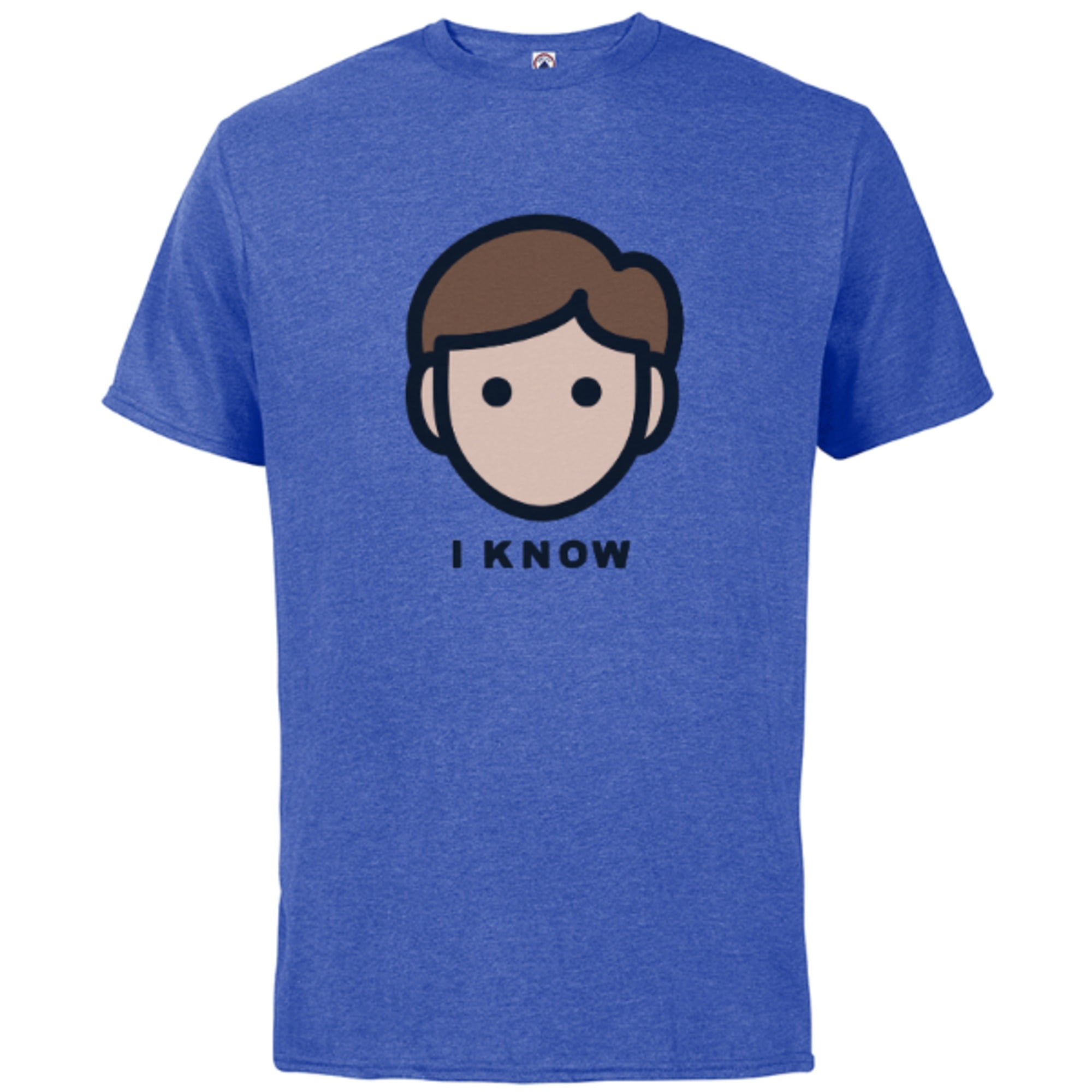 Star Wars Cartoon Han Solo I Know Short Sleeve Cotton T Shirt for Adults Customized White Walmart