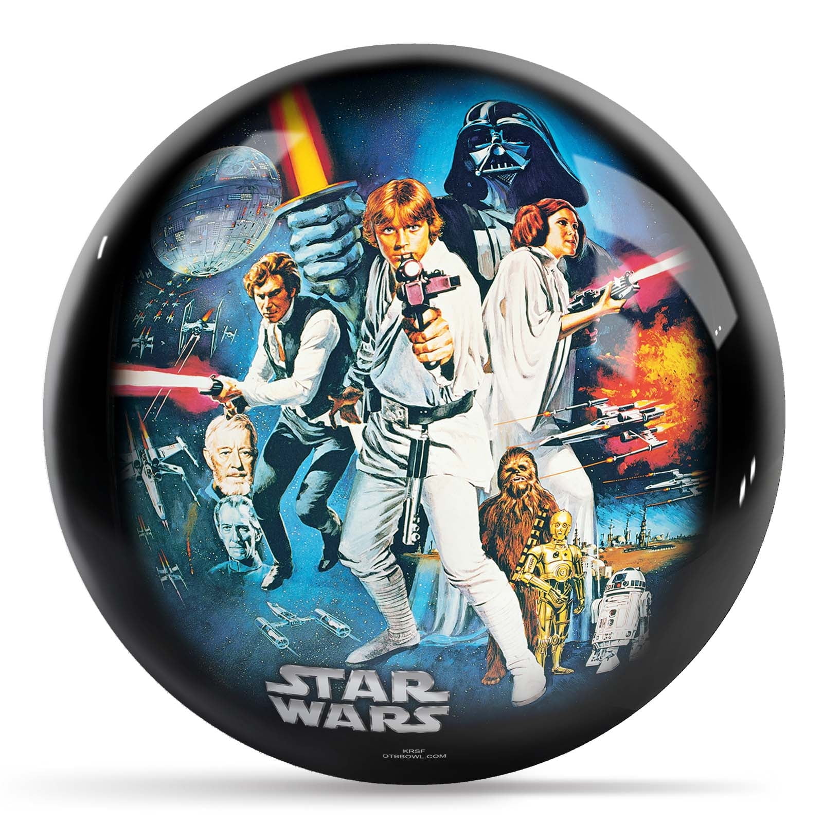 Star Wars Characters Undrilled Bowling Ball - Walmart.com