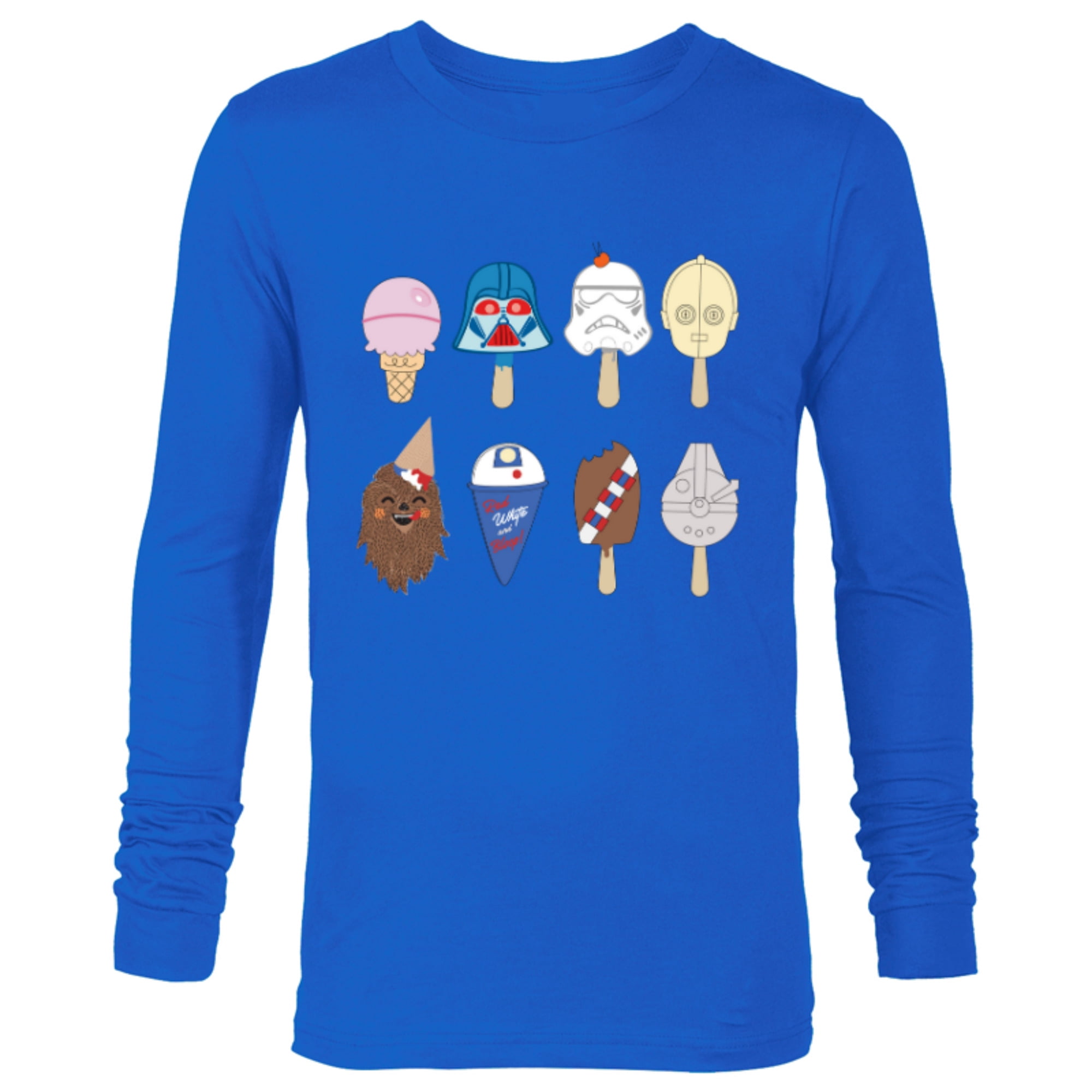 Star Wars Characters as Nostalgic Ice Cream - Long Sleeve T-Shirt for ...