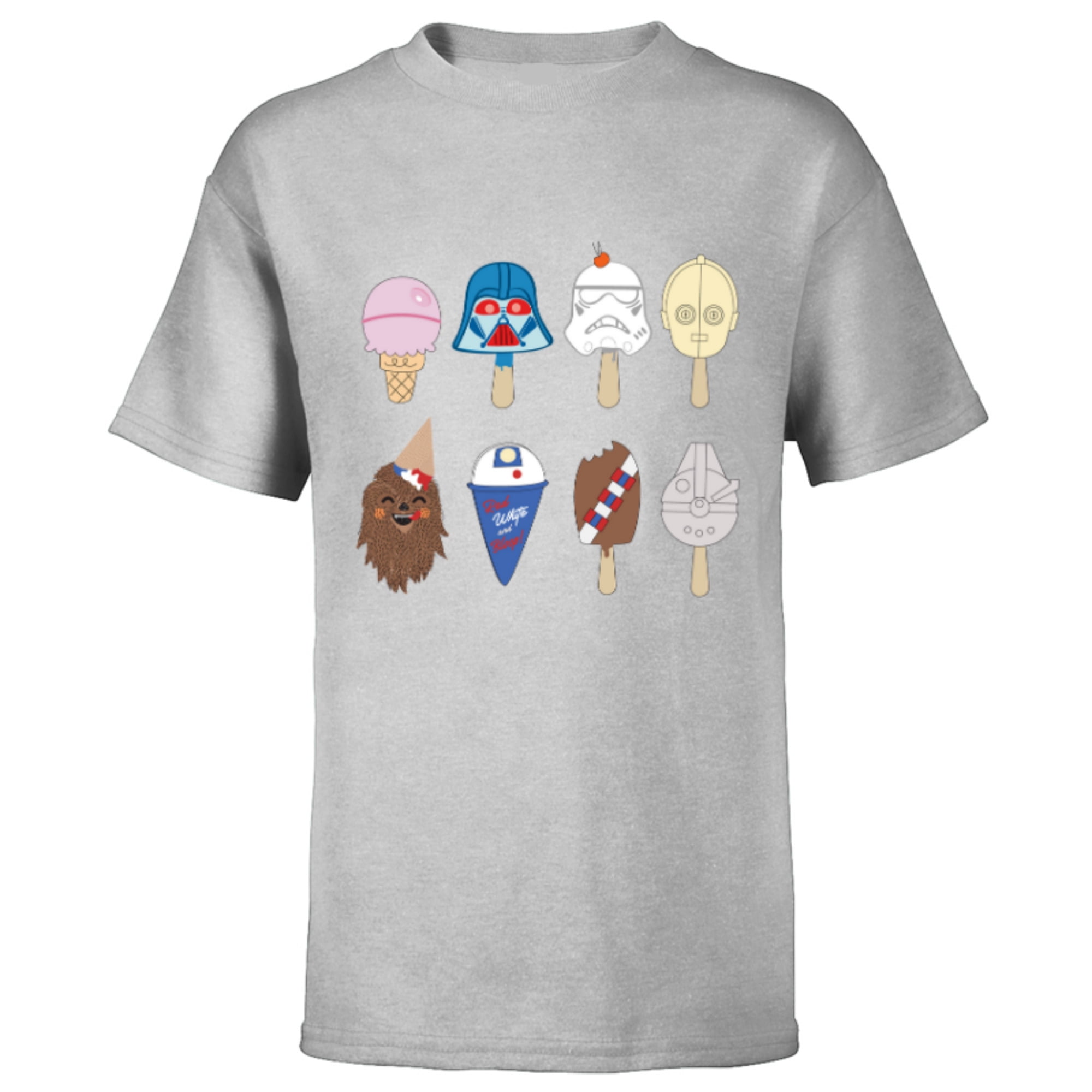 Star Wars Characters as Nostalgic Ice Cream - Short Sleeve T-Shirt for ...
