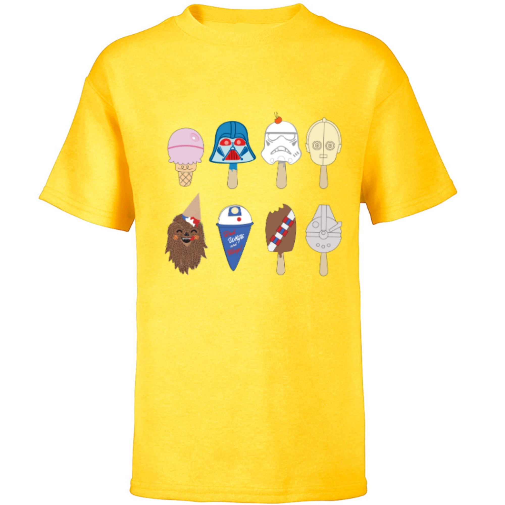 Star Wars Characters as Nostalgic Ice Cream - Short Sleeve T-Shirt for ...
