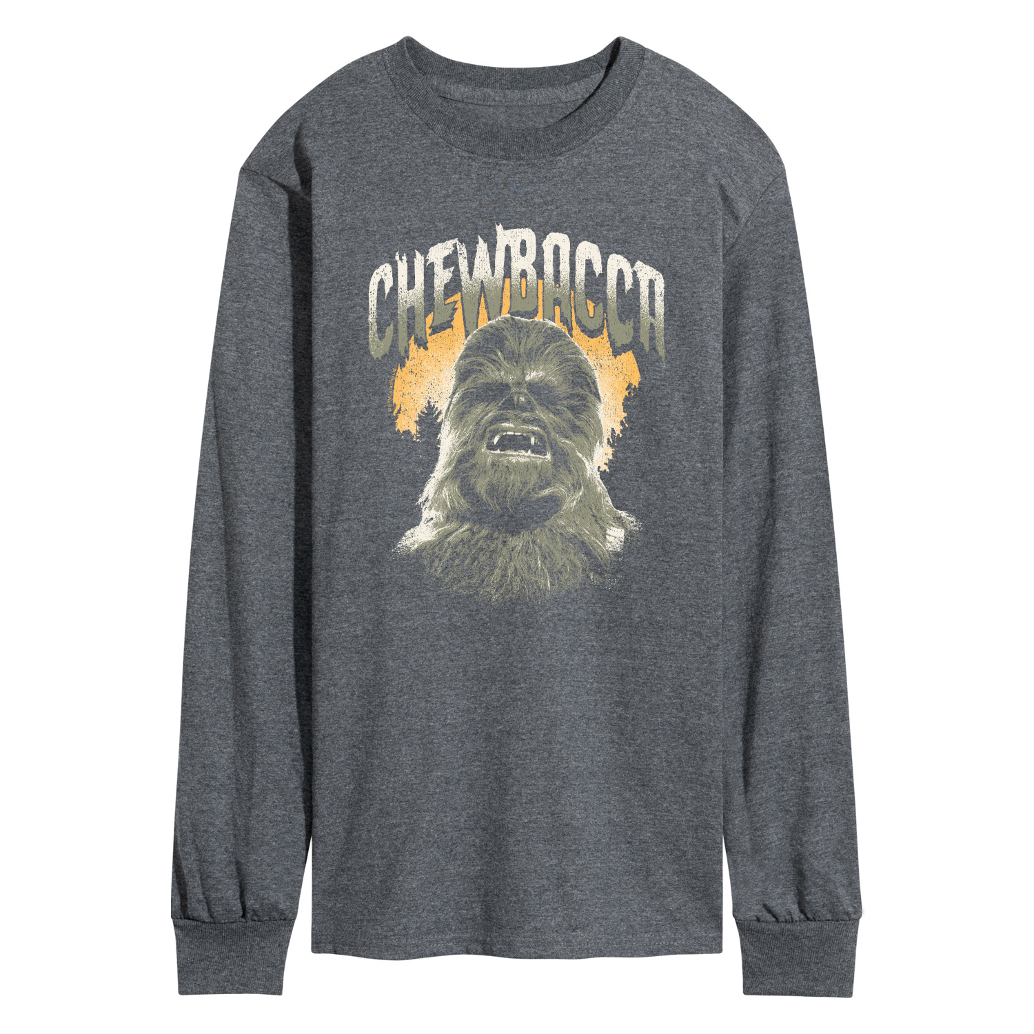 Star Wars - Chewbacca Horror Poster - Men's Long Sleeve Graphic T-Shirt ...