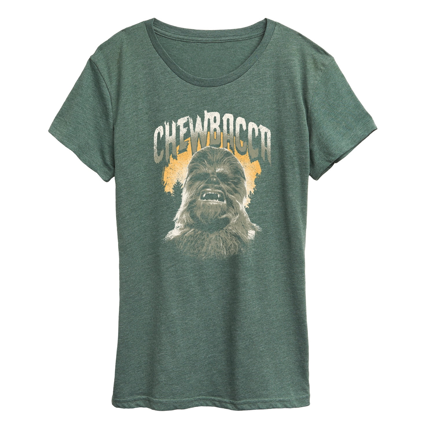 Star Wars - Chewbacca Full Moon Horror - Women's Short Sleeve Graphic T ...