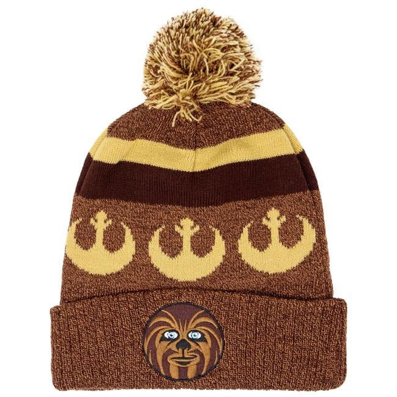 Star Wars Chewbacca Intarsia & Emblem Pom Hat - Walmart.com