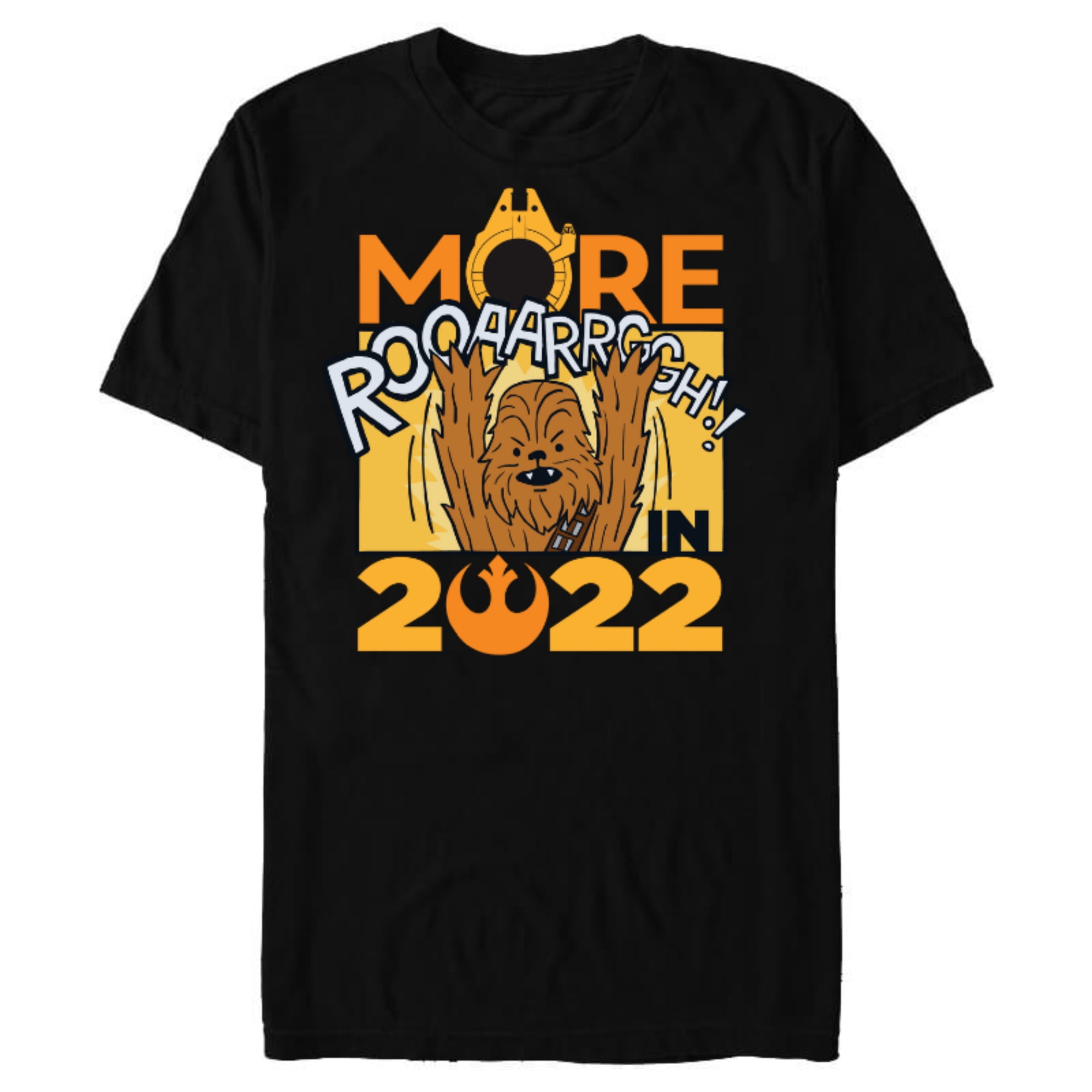 Star Wars Chewbacca More Roar Cartoon 2022 Standard - Short Sleeve ...