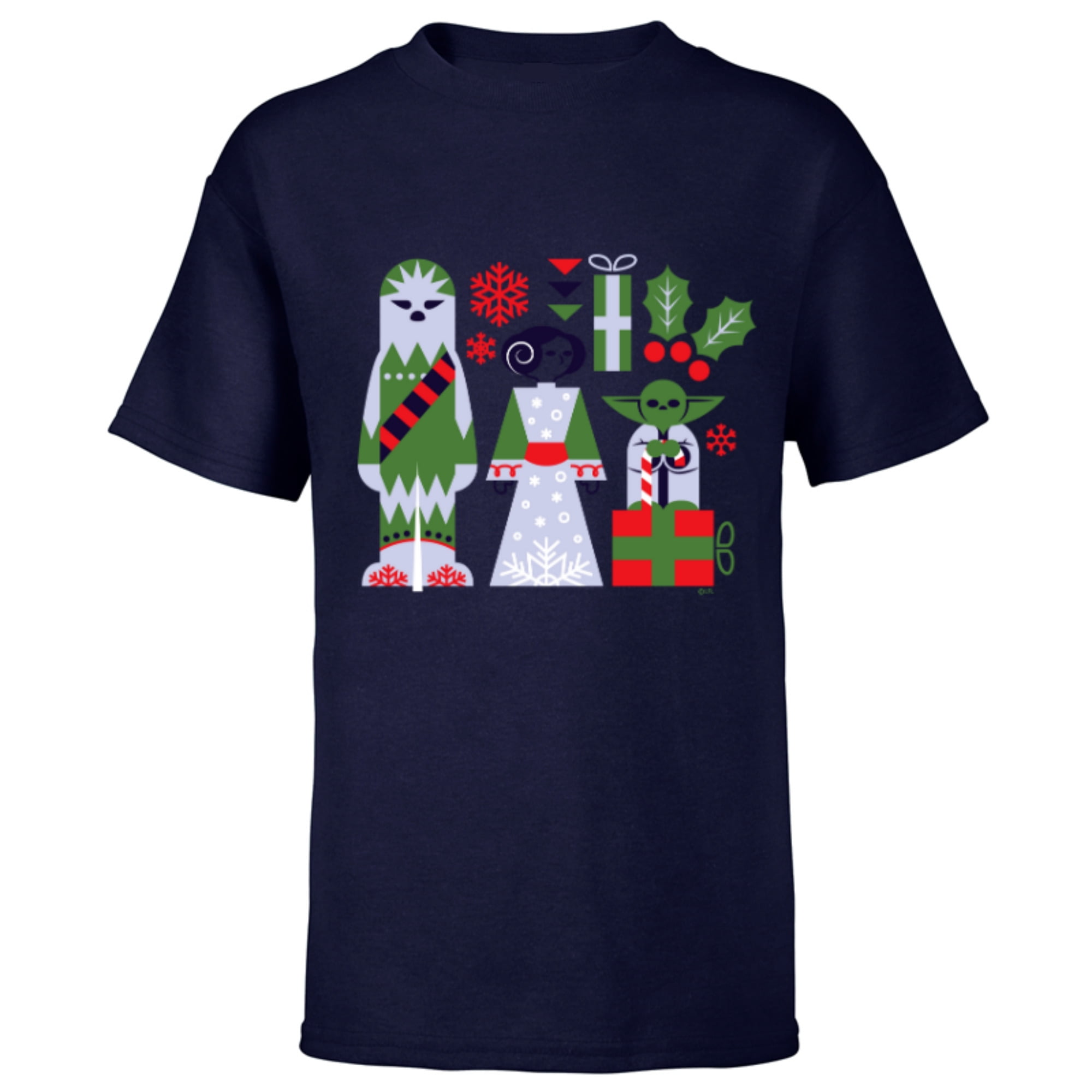 Star Wars Chewbacca Princess Leia and Yoda Christmas Holiday - Short ...