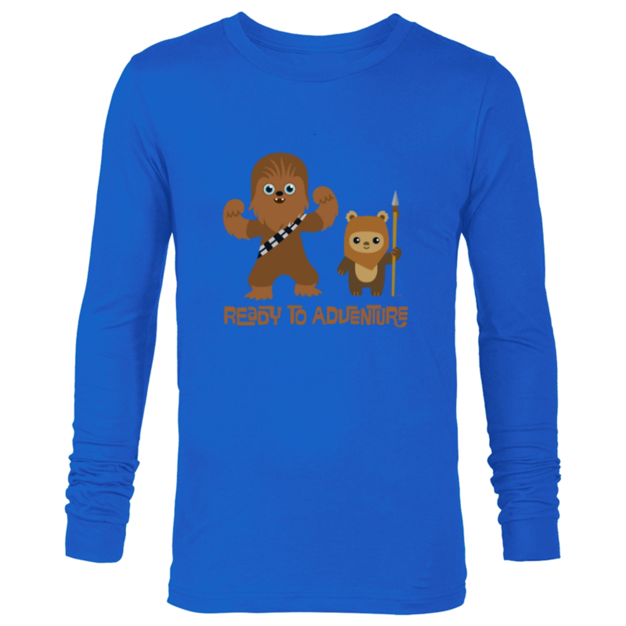 Star Wars Chewbacca and Ewok Ready to Adventure - Long Sleeve T-Shirt ...