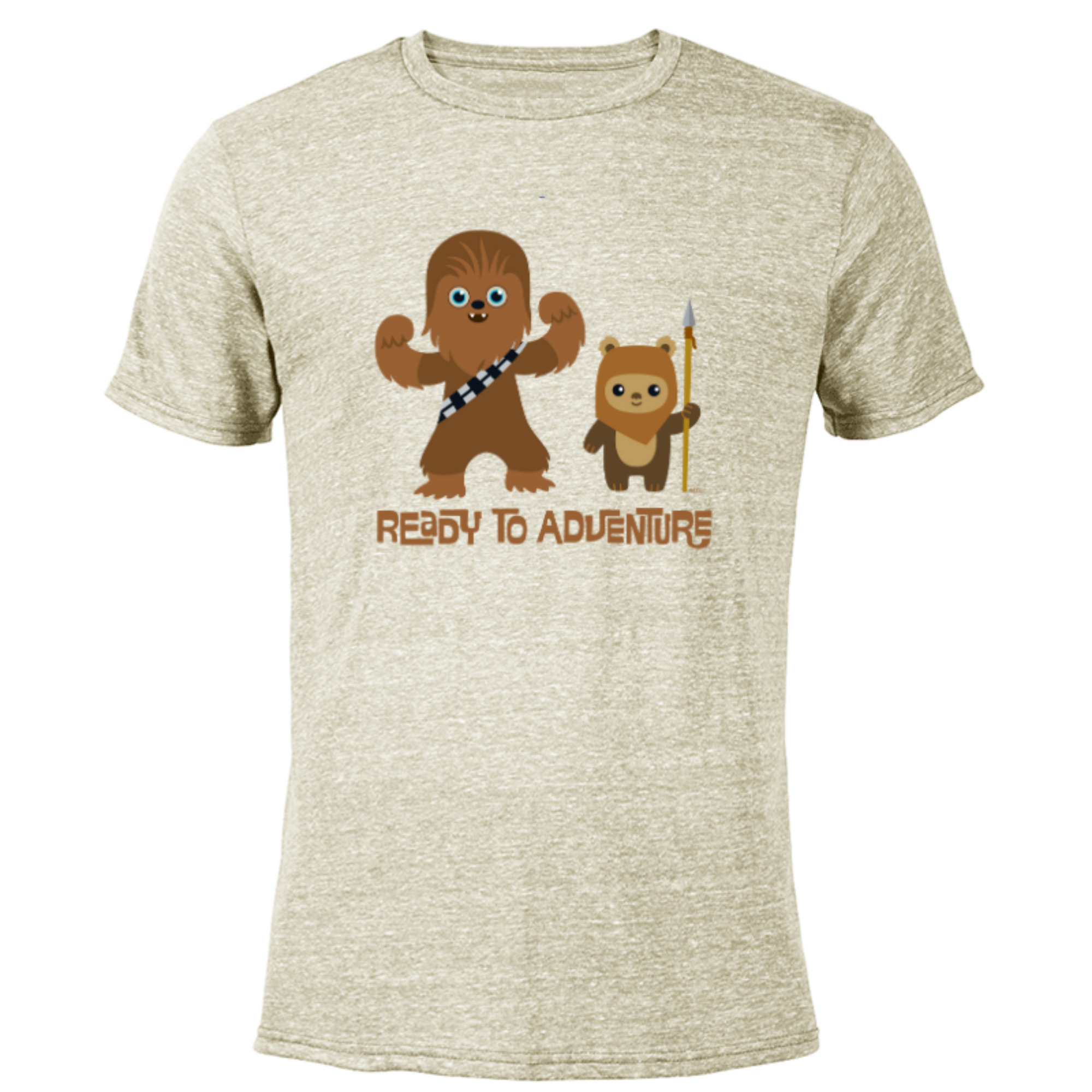Star Wars Chewbacca and Ewok Ready to Adventure - Short Sleeve Blended ...