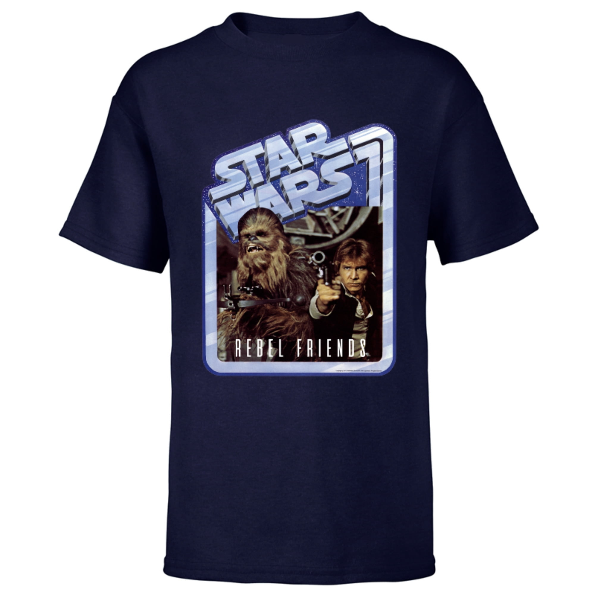 Star Wars Chewbacca and Han Solo Rebel Friends - Short Sleeve T-Shirt ...