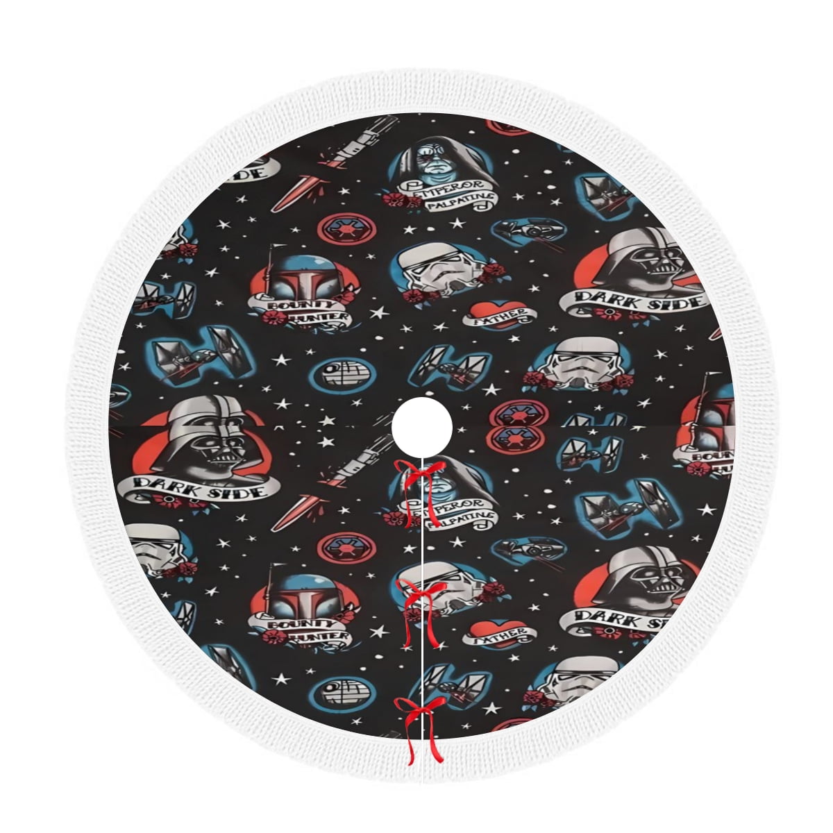 Star Wars Christmas tree skirt decoration, tree skirt circular ...