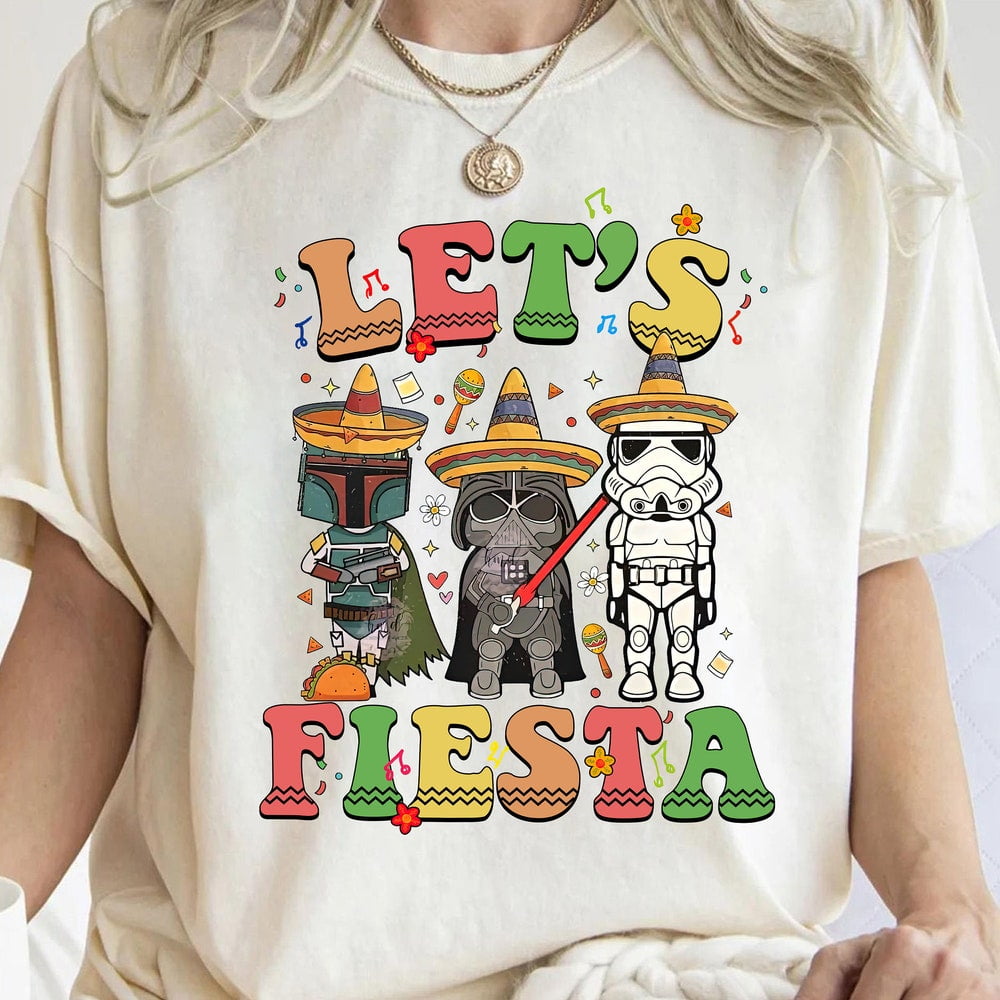 Star Wars Cinco De Mayo Let'S Fiesta Shirt, Me.Xi.Can Fiesta Shirt, Me ...