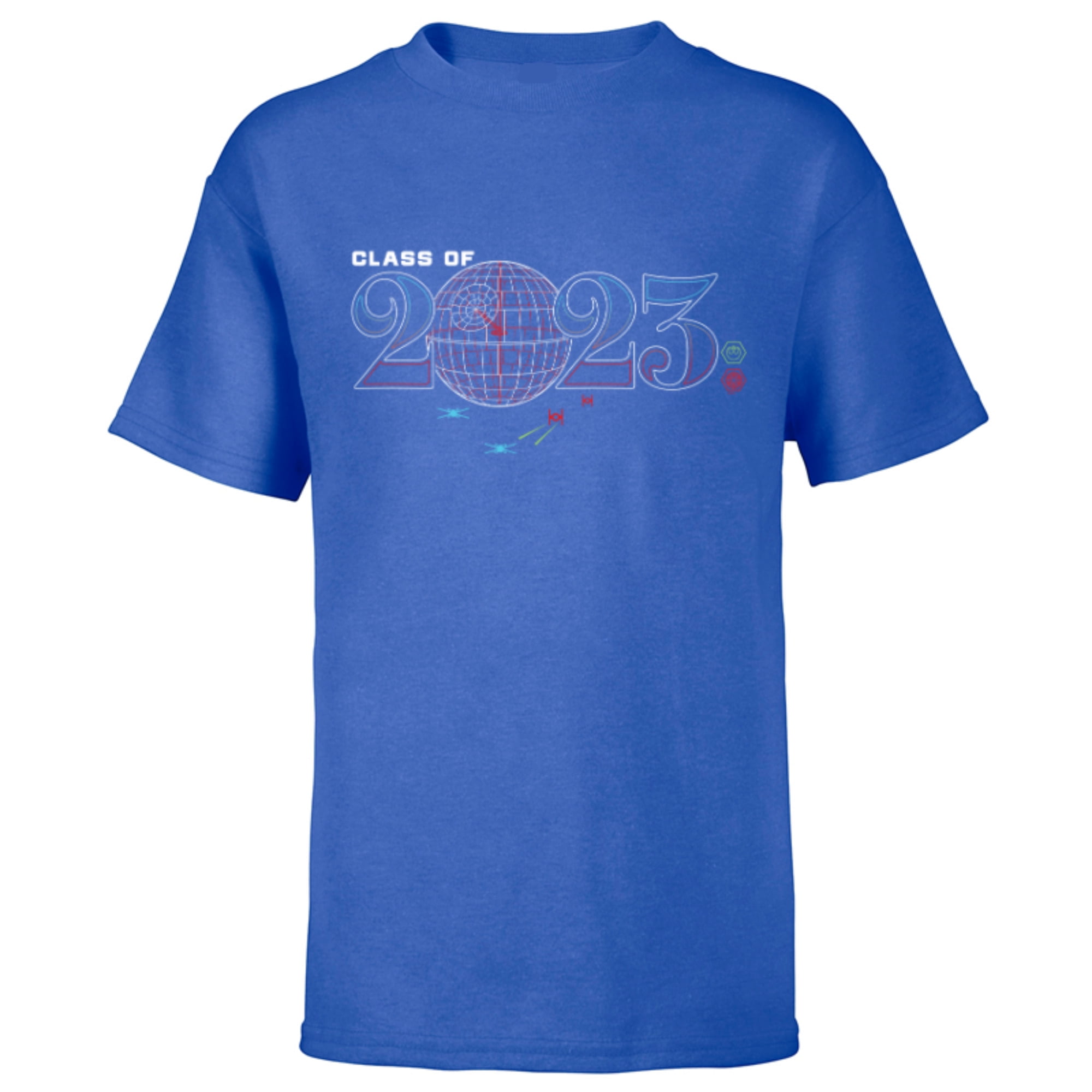 Star Wars Class of 2023 Graduation Death Star Wireframe - Short Sleeve ...