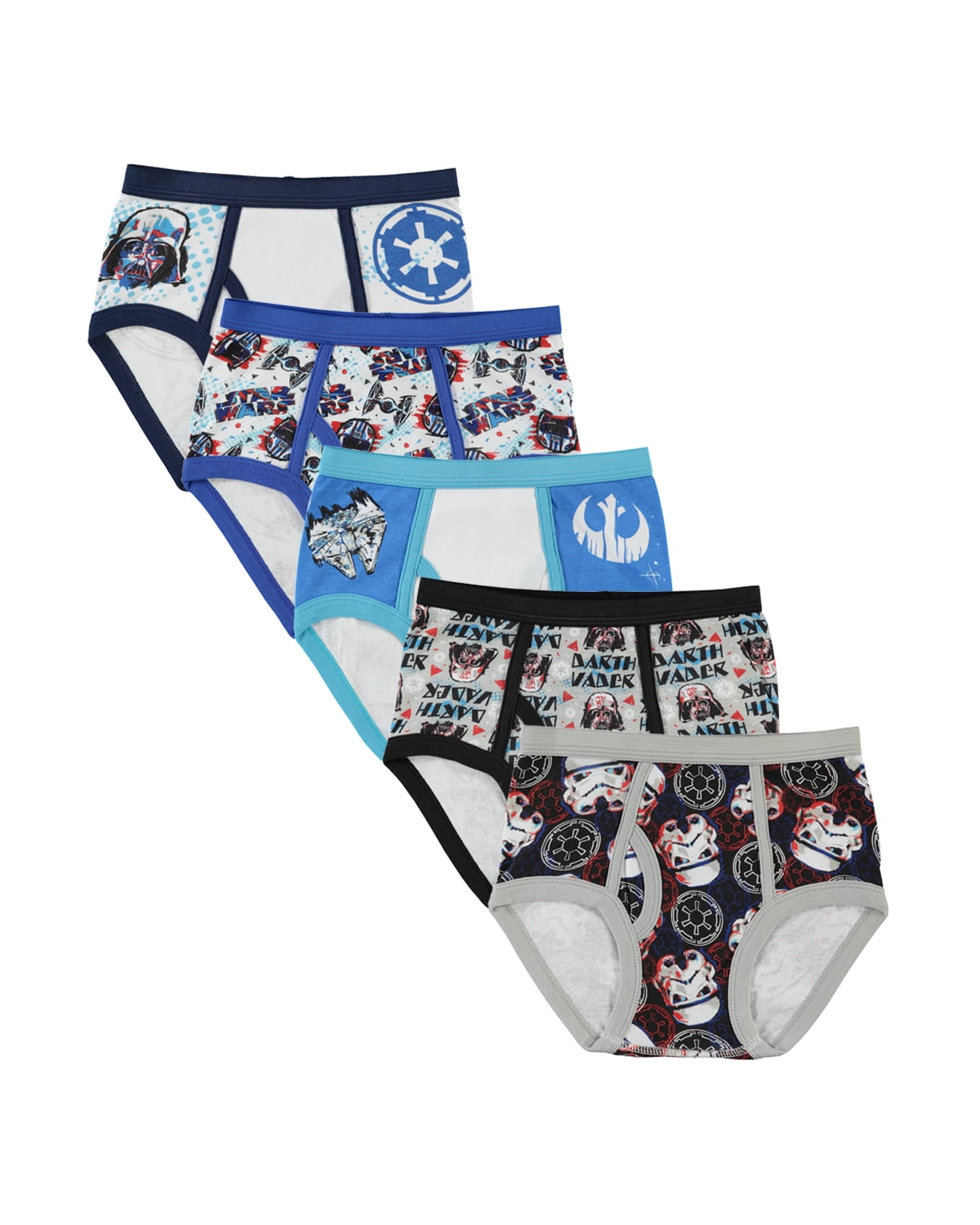 Star Wars Classic Boys Underwear, 5 Pack Briefs Sizes 4 - 8 - Walmart.com