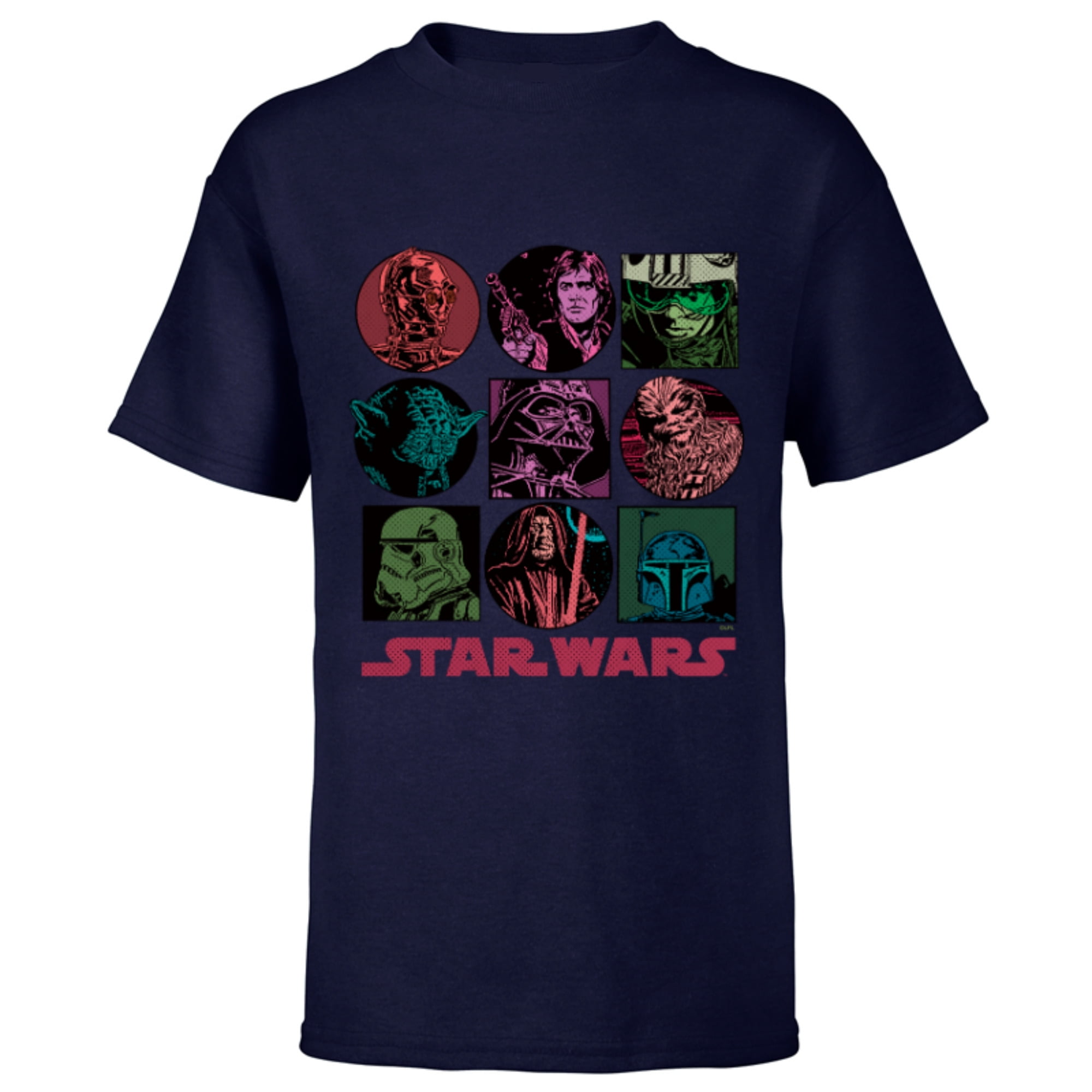 Star Wars Classic Comic Art Original Trilogy Retro Vintage - Short ...