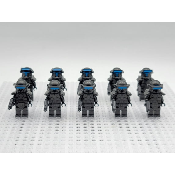 Star Wars Clone Commandos Night-Ops Minifigures Set (x10) - Walmart.com
