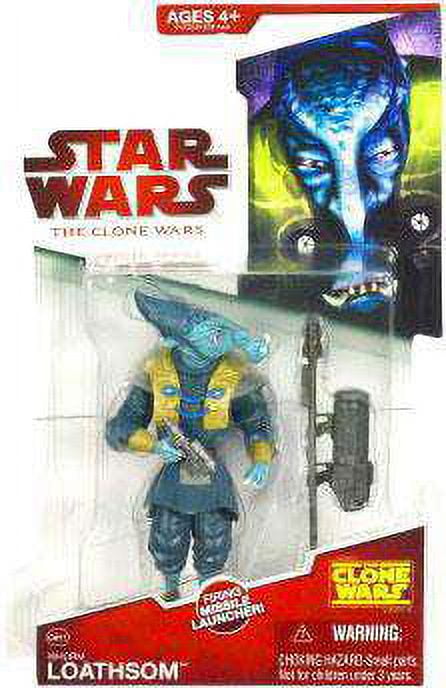 Star Wars Clone Wars 2009 General Whorm Loathsom Action Figure ...
