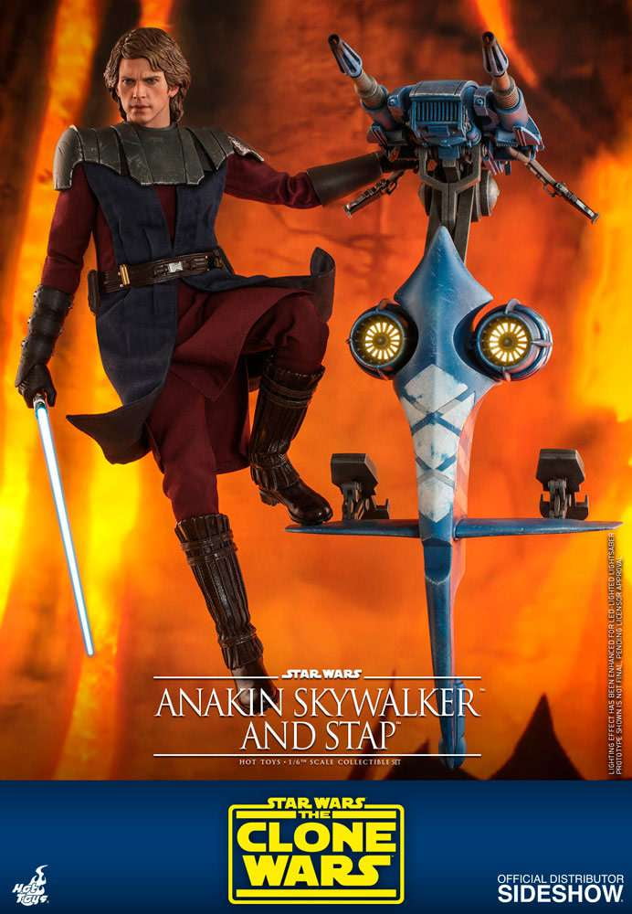 Star Wars Clone Wars Anakin Skywalker & STAP Action Figure - Walmart.com