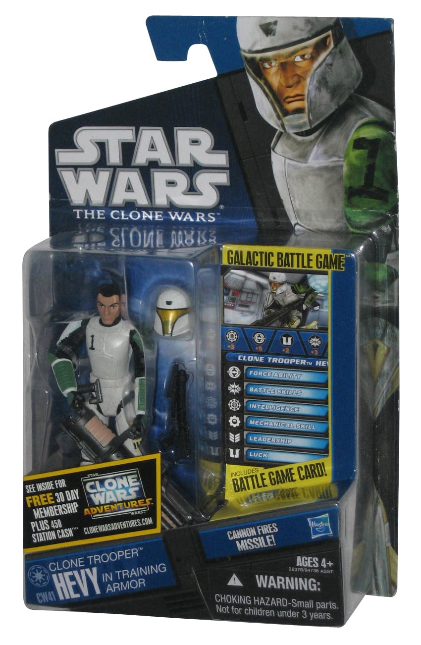 Star Wars Clone Wars Animated (2009) Hevy in Training Armor 3.75 Inch ...