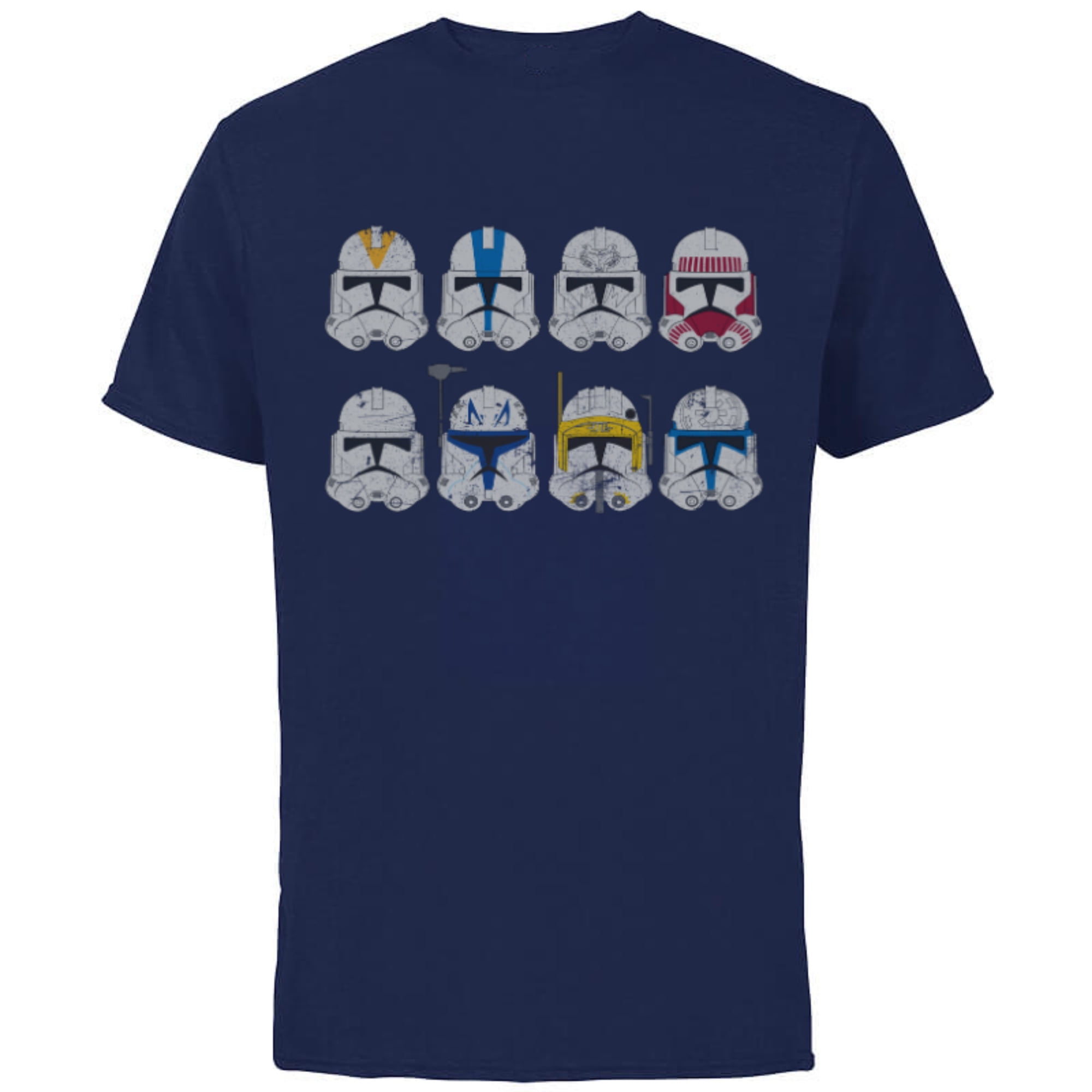 Star Wars Clone Wars Clone Troopers Helmets - Short Sleeve Cotton T ...