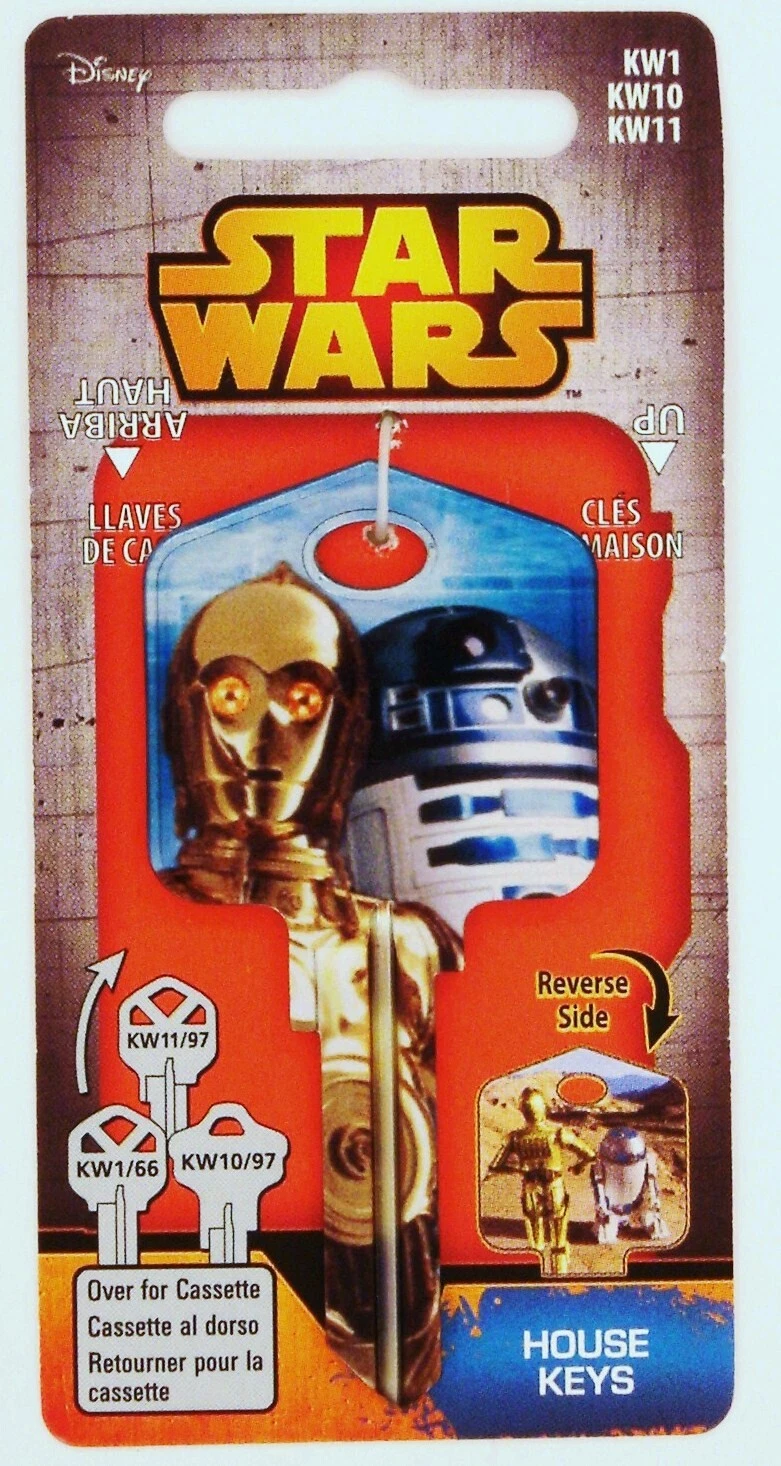 Star Wars Collectible House Key R2-D2 & C-3POWith REBELS BACKING - Walmart.com