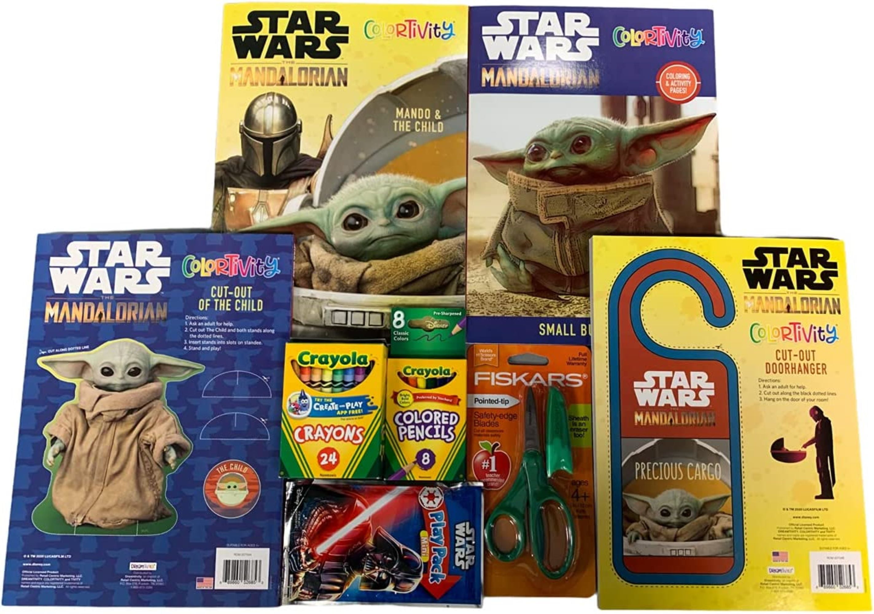 Star Wars Coloring Book The Child Mandalorian Activity Books Crayola ...