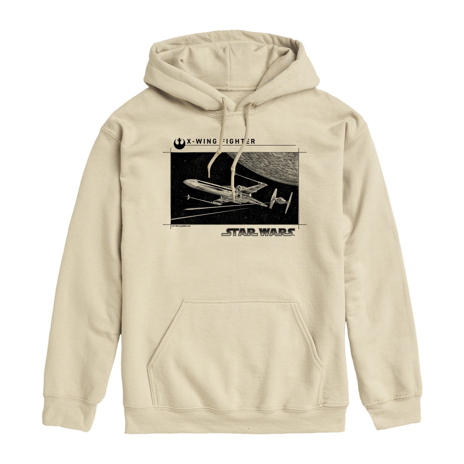 Star Wars - Concept Rebel - Men's Fleece Hoodie Sweatshirt - Walmart.com