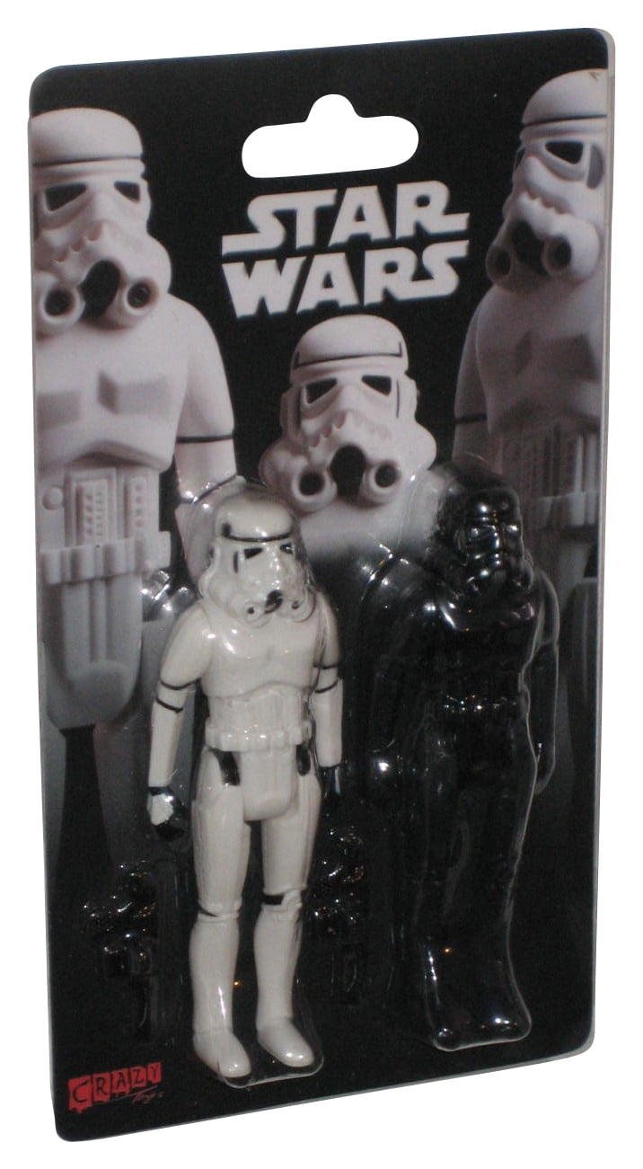 Star Wars Crazy Toys Black & White Stormtrooper Toy Figure Set 2-Pack ...
