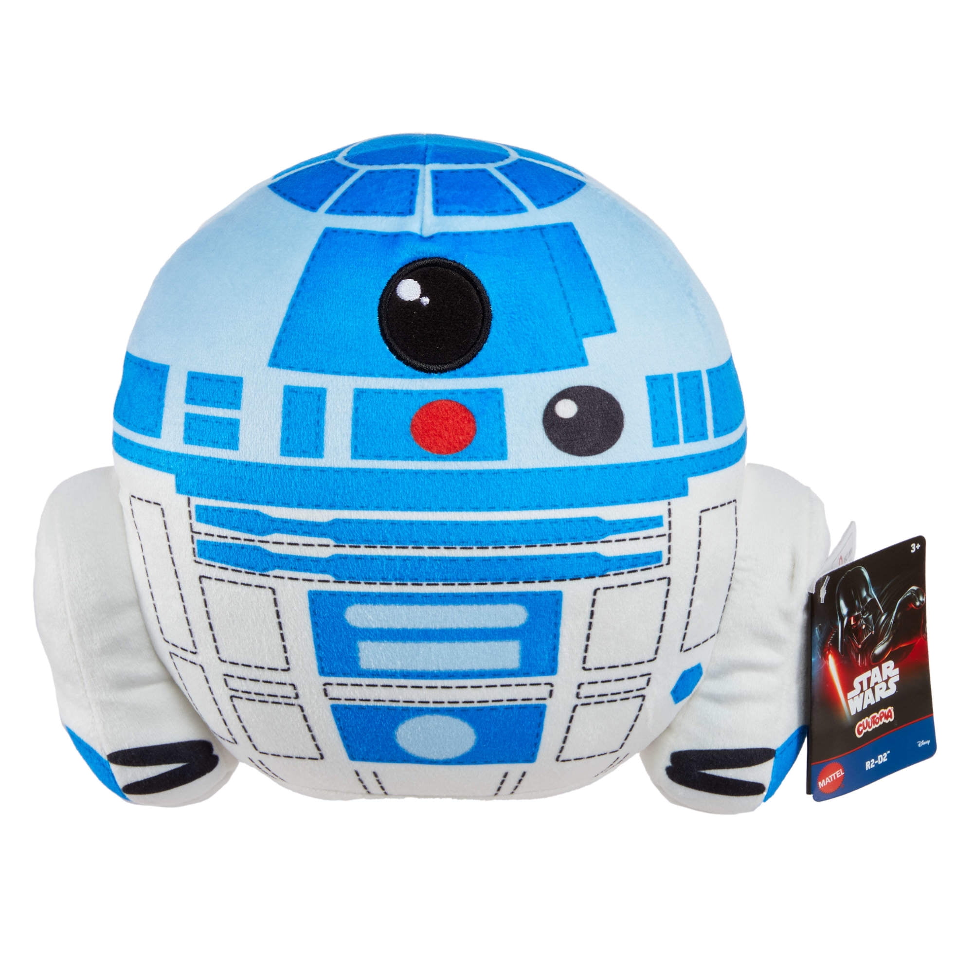 Star Wars Cuutopia 7-in R2-D2 Plush Character, Soft Rounded Pillow Doll for Ages 3 Years Old ...