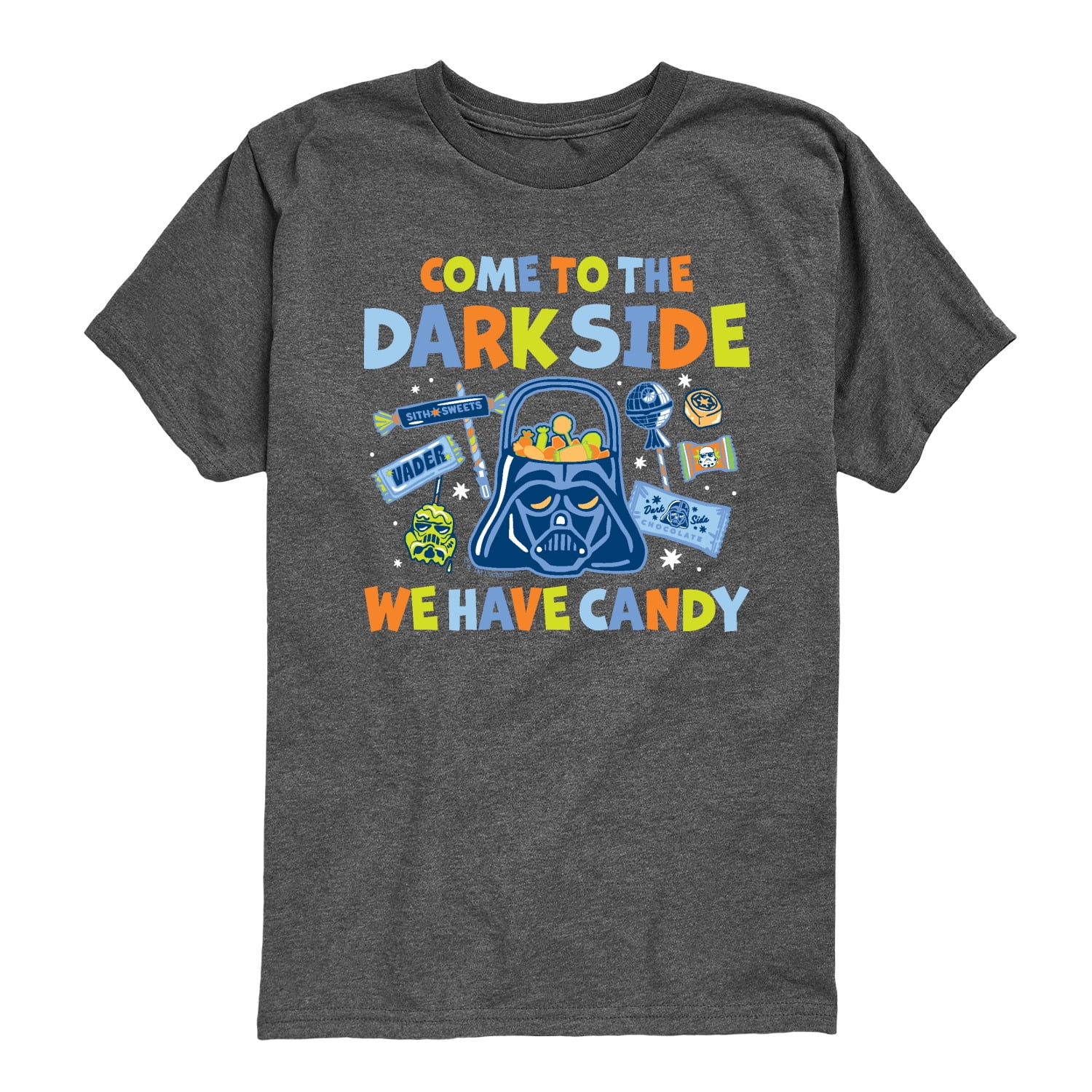 Star Wars - Dark Side Candy - Youth Boys Short Sleeve Graphic T-Shirt ...
