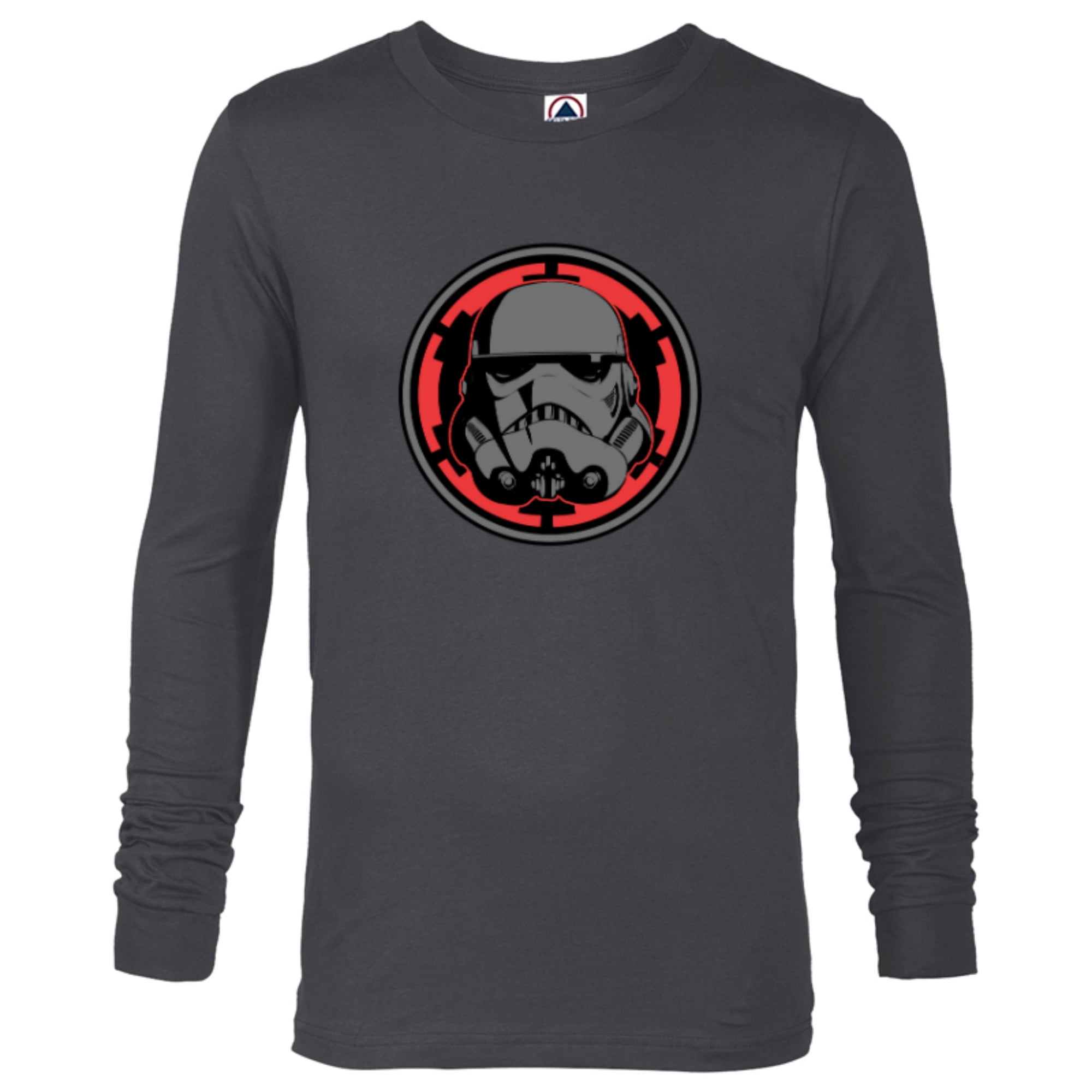 Star Wars Dark Side Stormtrooper Helmet and Empire Symbol - Long Sleeve ...