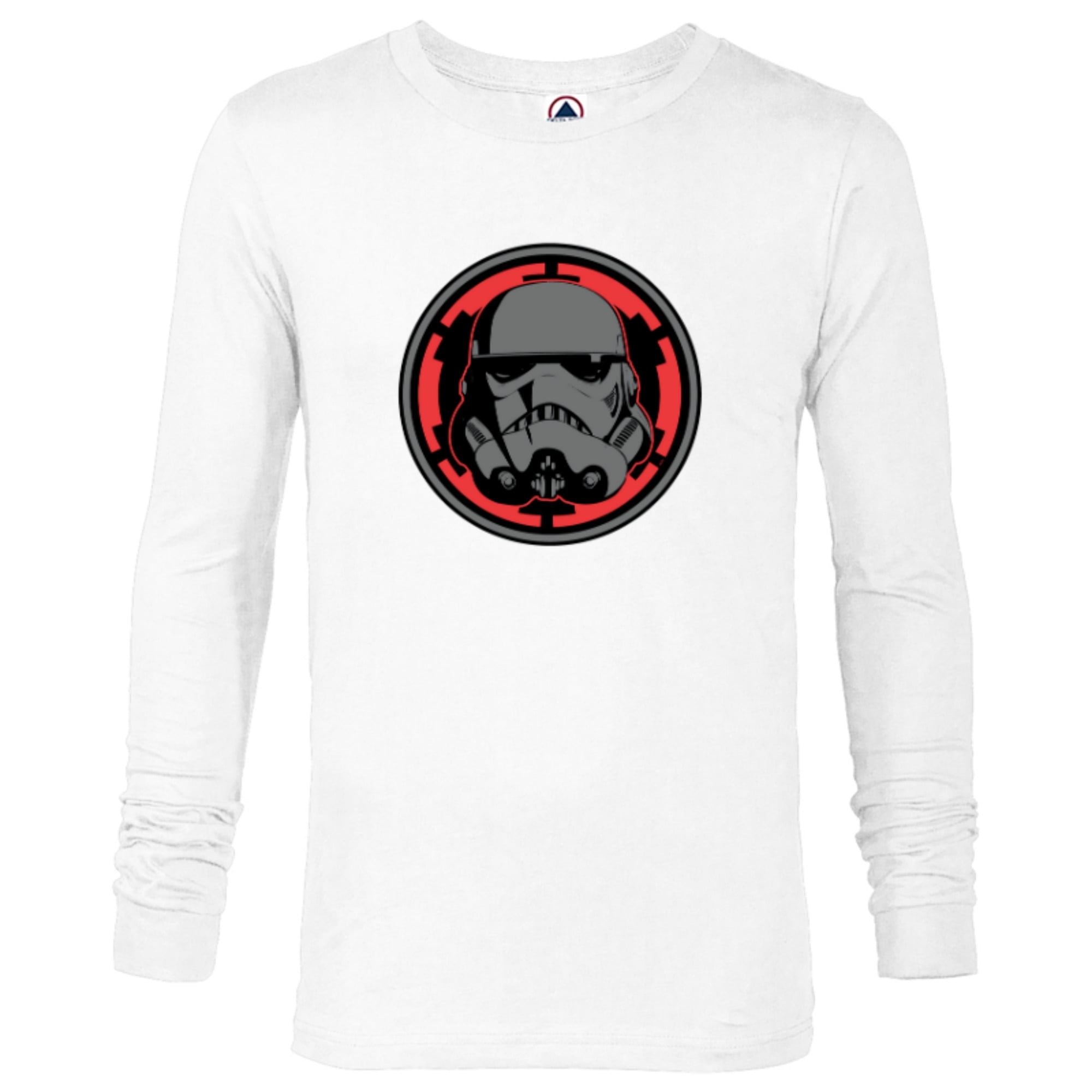 Star Wars Dark Side Stormtrooper Helmet and Empire Symbol - Long Sleeve ...