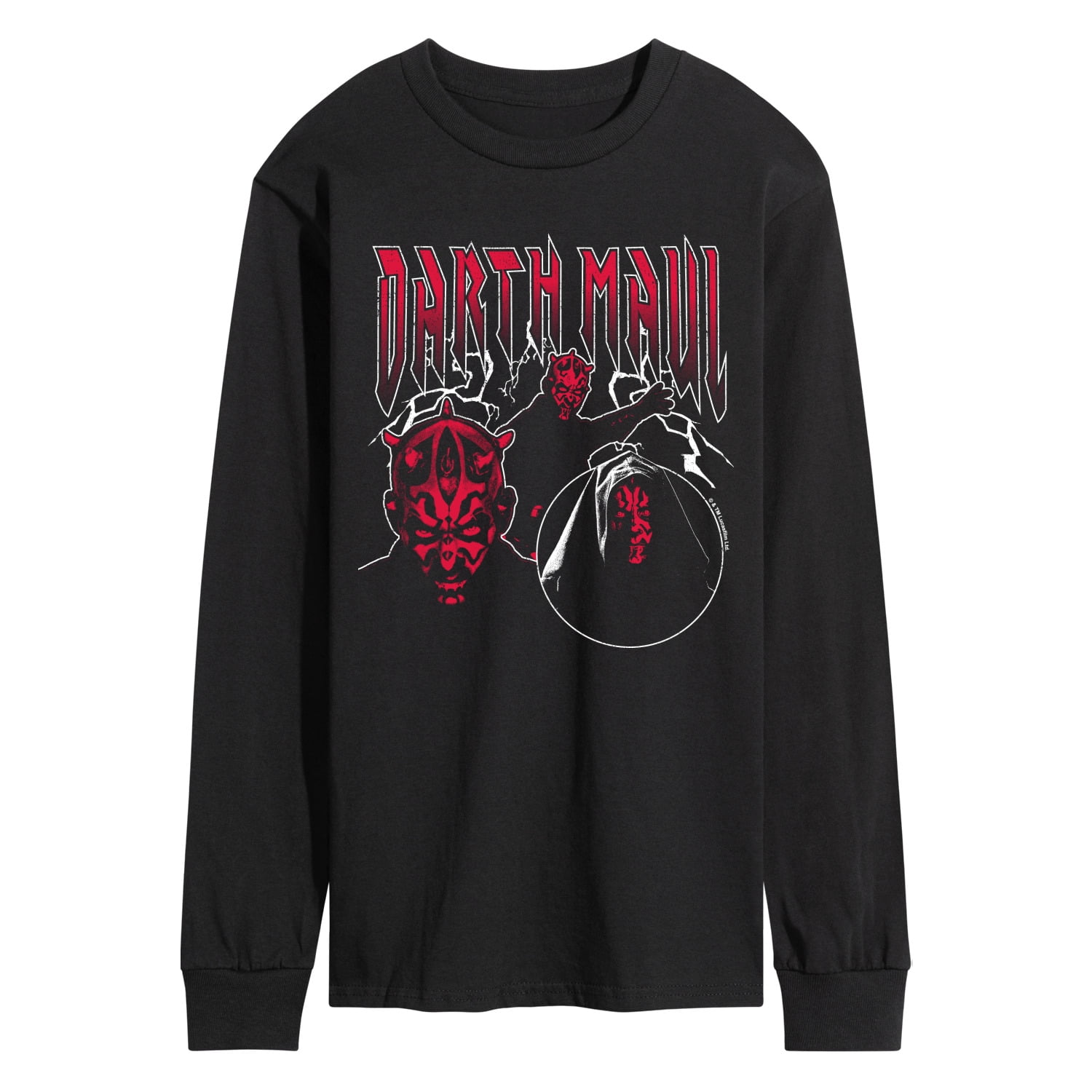 Star Wars - Darth Maul Collage - Men's Long Sleeve Graphic T-Shirt ...