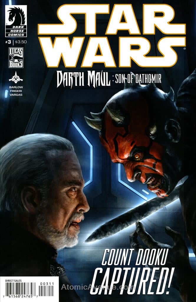 Star Wars: Darth Maul-Son of Dathomir #3 VF ; Dark Horse Comic Book ...