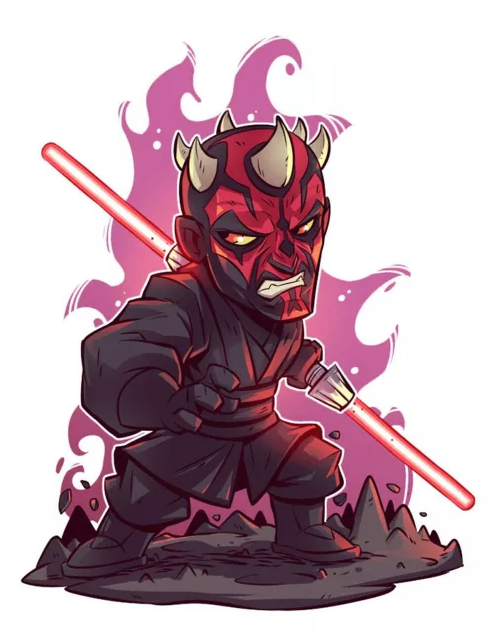 Star Wars Darth Maul Stickers Phone Decal Water Bottle Stickers Car ...
