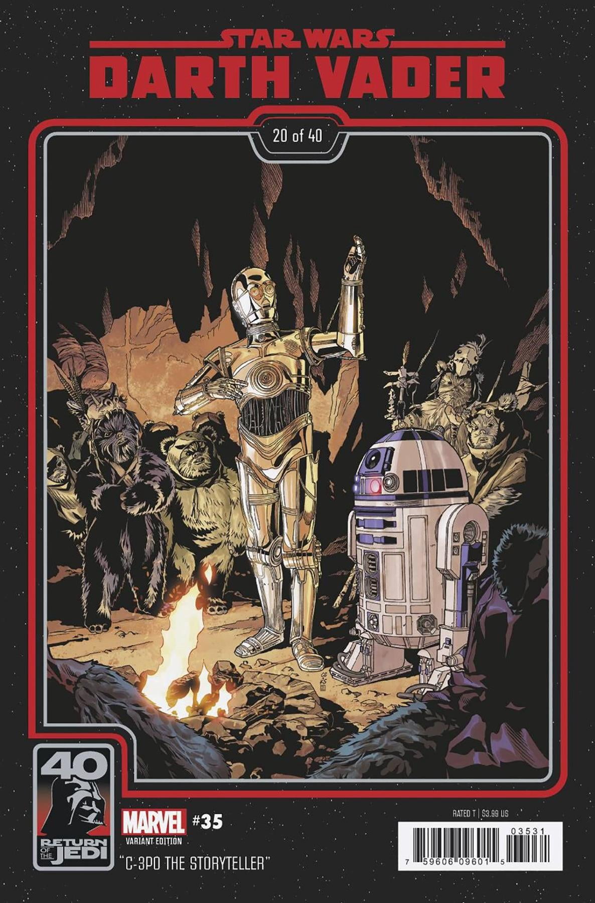 Star Wars Darth Vader #35 Return Of Jedi 40th Anniv Var (Return Of Jedi ...