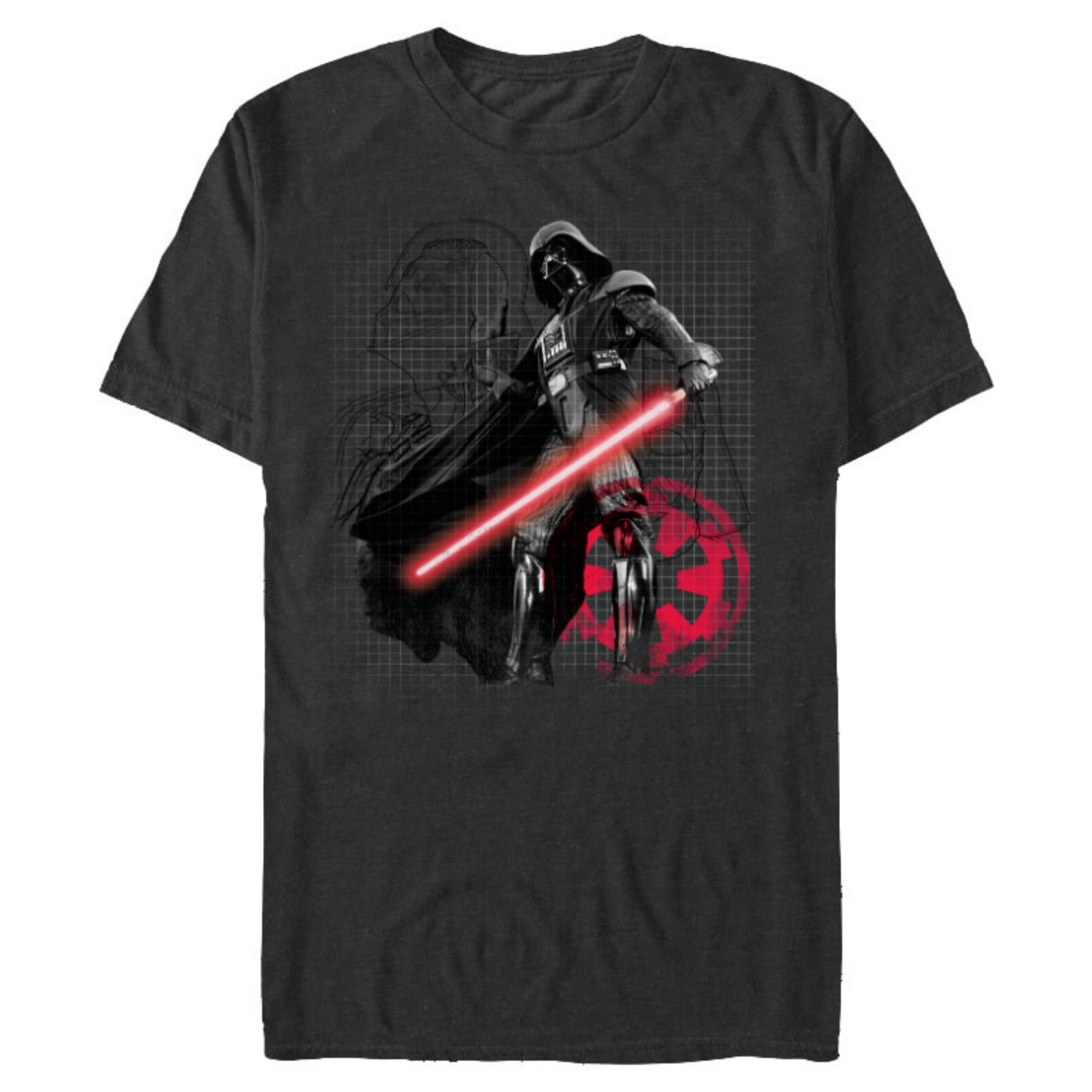 Star Wars Darth Vader Blueprint of a Sith Lord - Short Sleeve Blended T ...