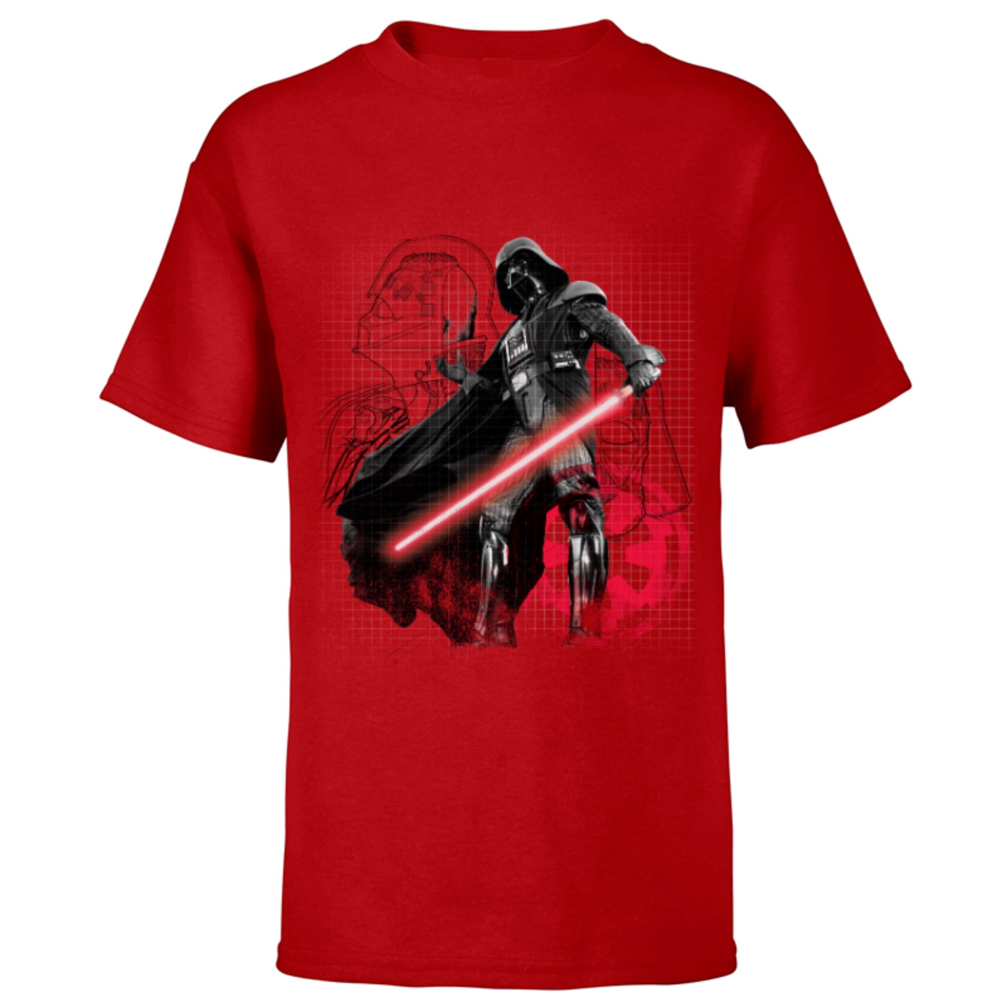 Star Wars Darth Vader Blueprint of a Sith Lord - Short Sleeve T-Shirt ...