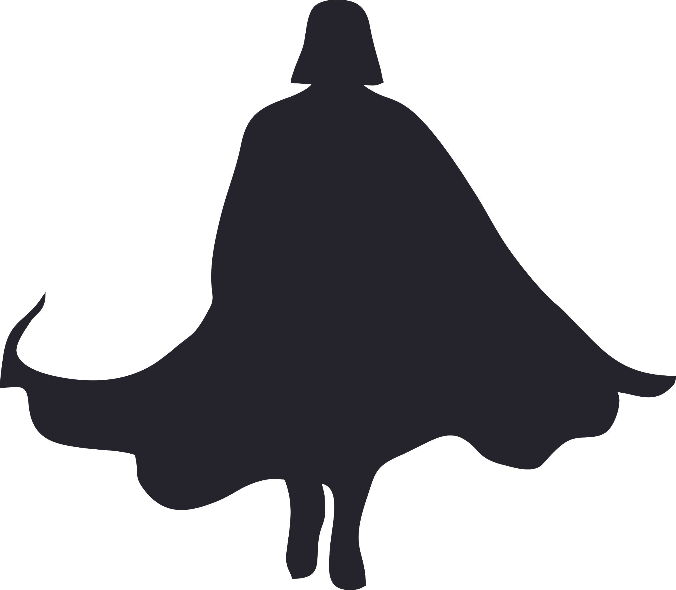 Star Wars Darth Vader Cartoon Character Wall Art Vinyl Sticker Design ...