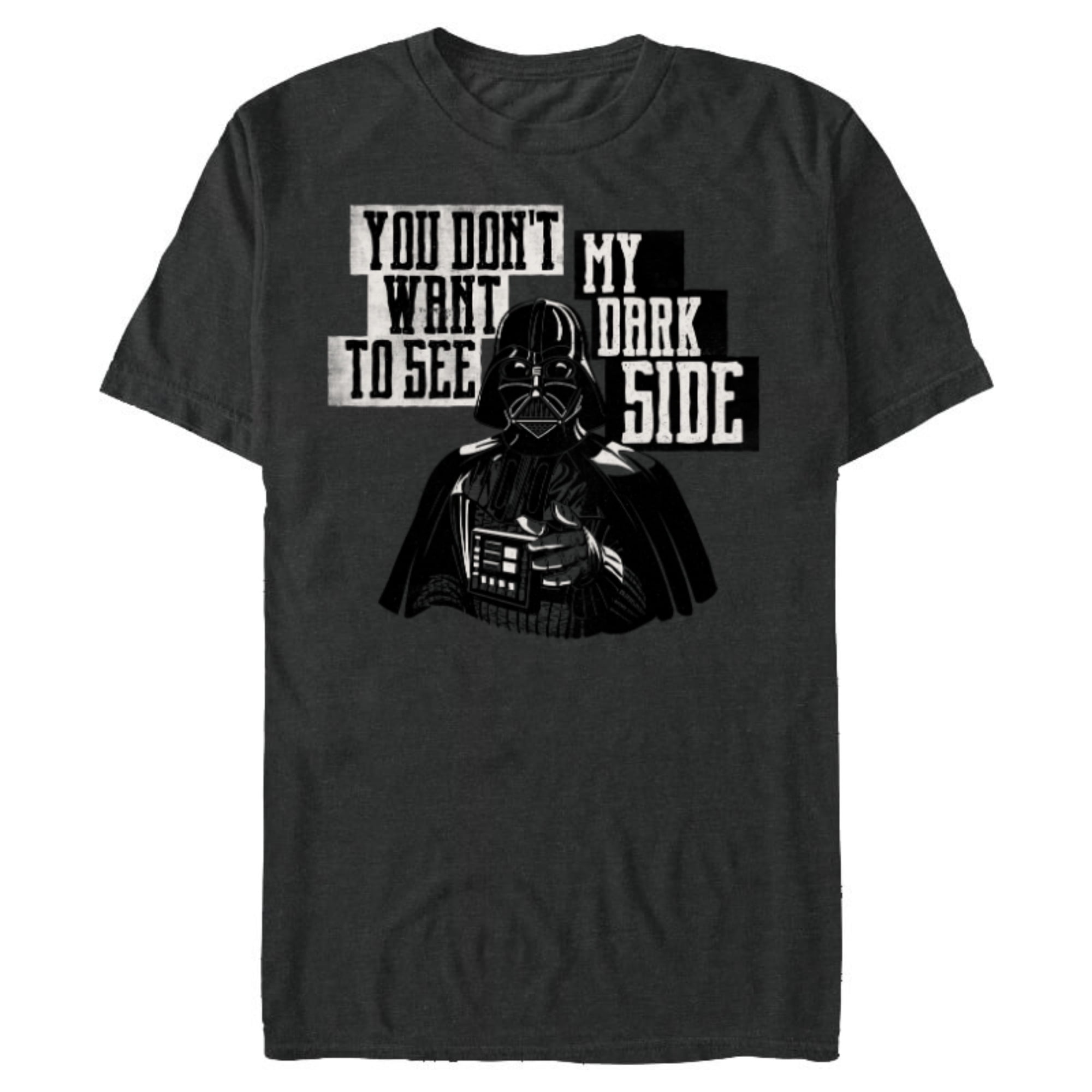 Star Wars Darth Vader Dark Side Funny - Short Sleeve Blended T-Shirt ...