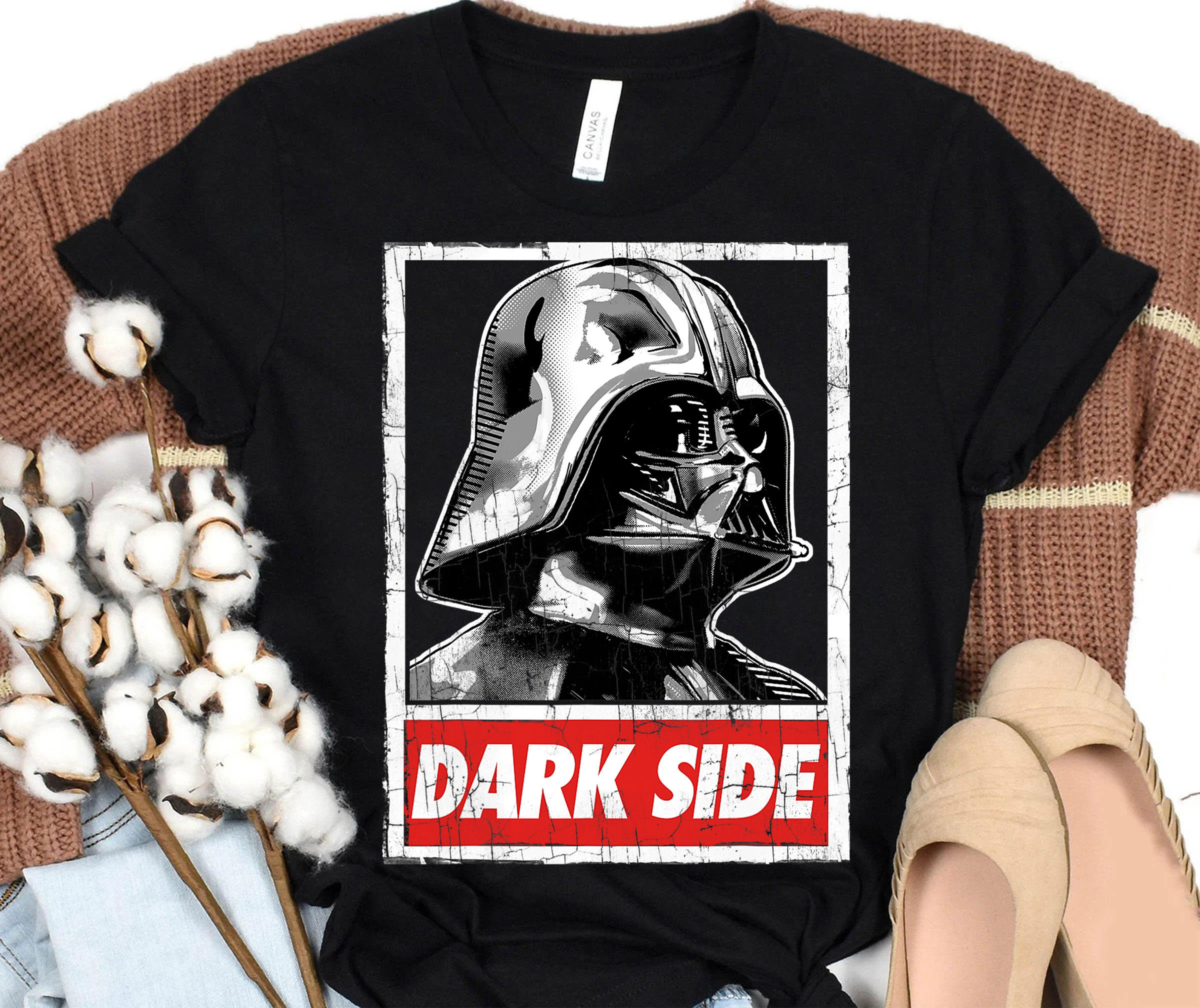 Star Wars Darth Vader Dark Side Profile Graphic T-Shirt, Disneyland ...