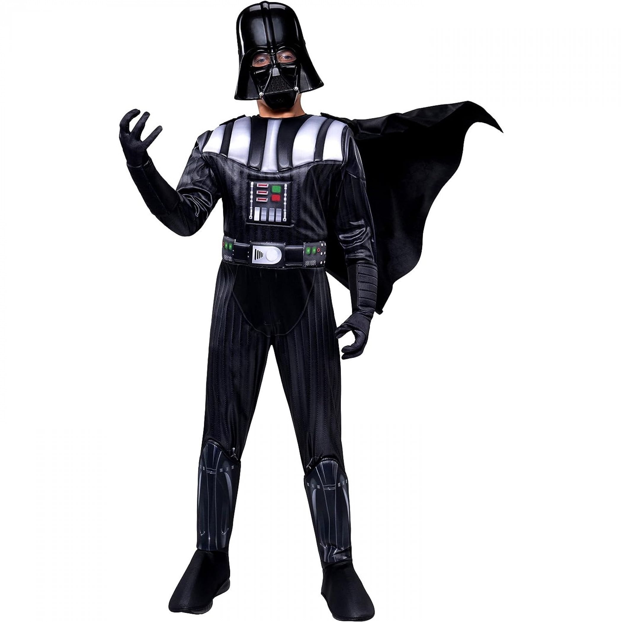 Star Wars Darth Vader Deluxe Muscle Jumpsuit Youth Costume with Cape ...