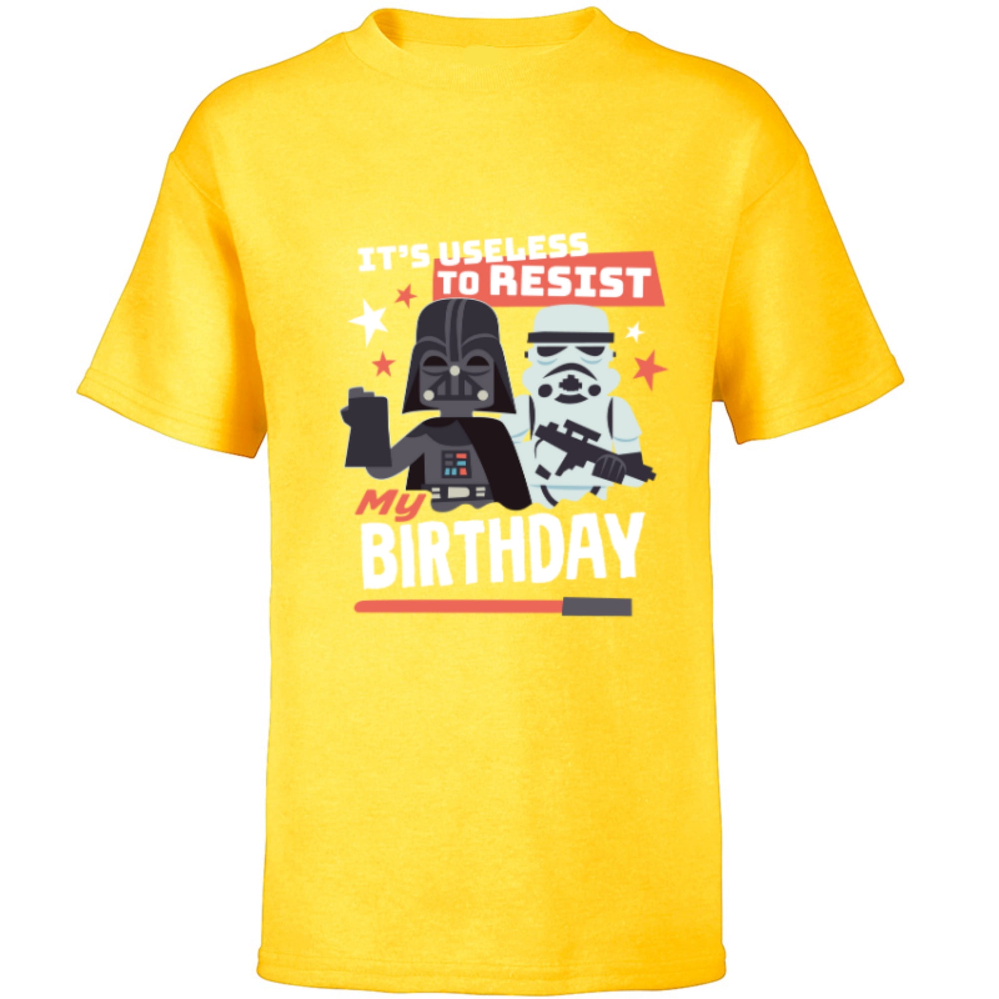Star Wars Darth Vader It’s Useless to Resist My Birthday - Short Sleeve ...