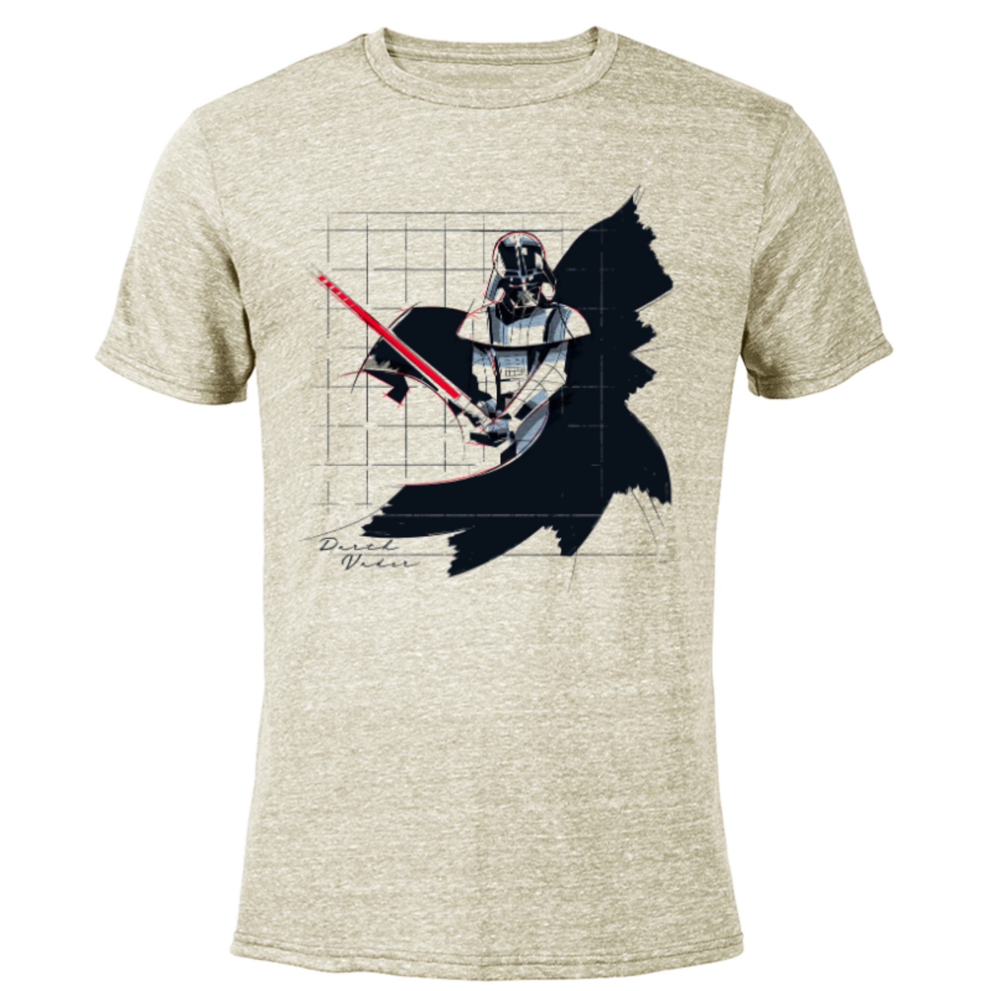 Star Wars Darth Vader Lightsaber Pose Grid Sketch - Short Sleeve ...
