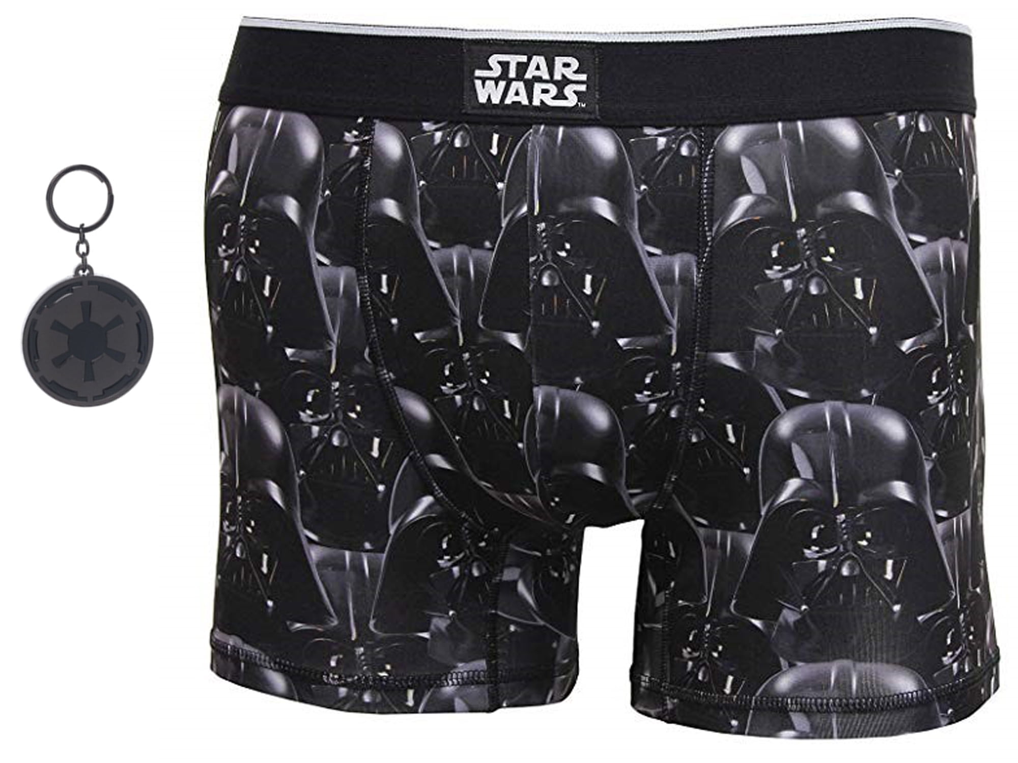 Star Wars Darth Vader Men's Boxer Shorts & Imperial Kechain Bundle Set ...