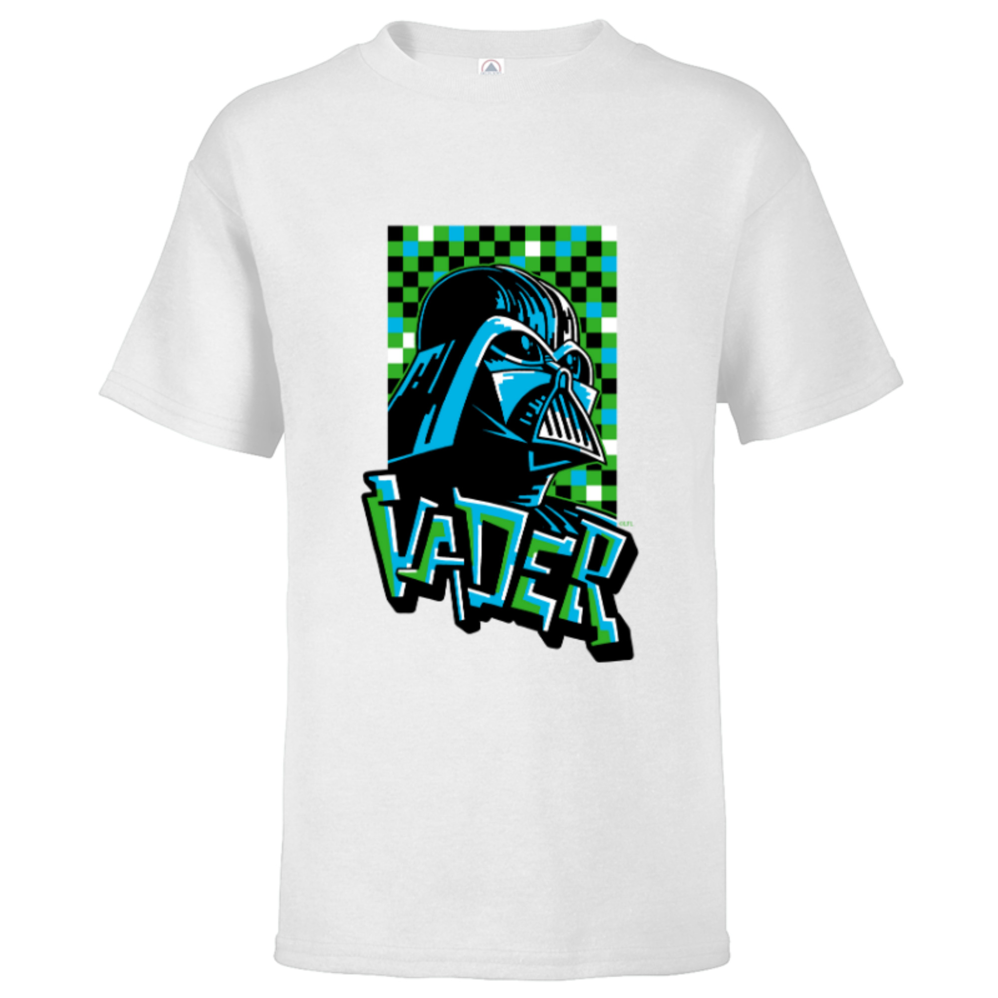 Star Wars Darth Vader Pixel Art Graffiti Tag Style - Short Sleeve T ...