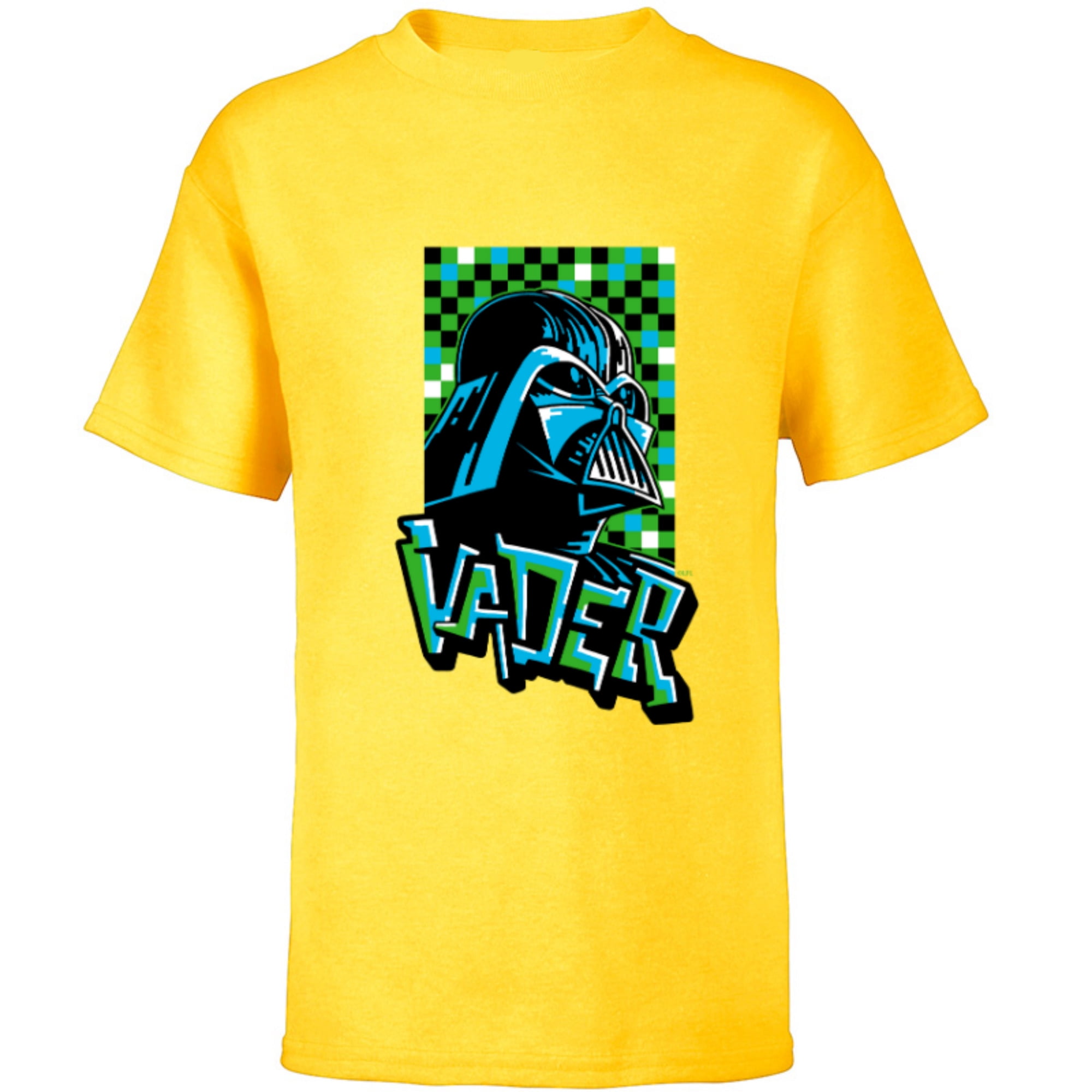Star Wars Darth Vader Pixel Art Graffiti Tag Style - Short Sleeve T ...
