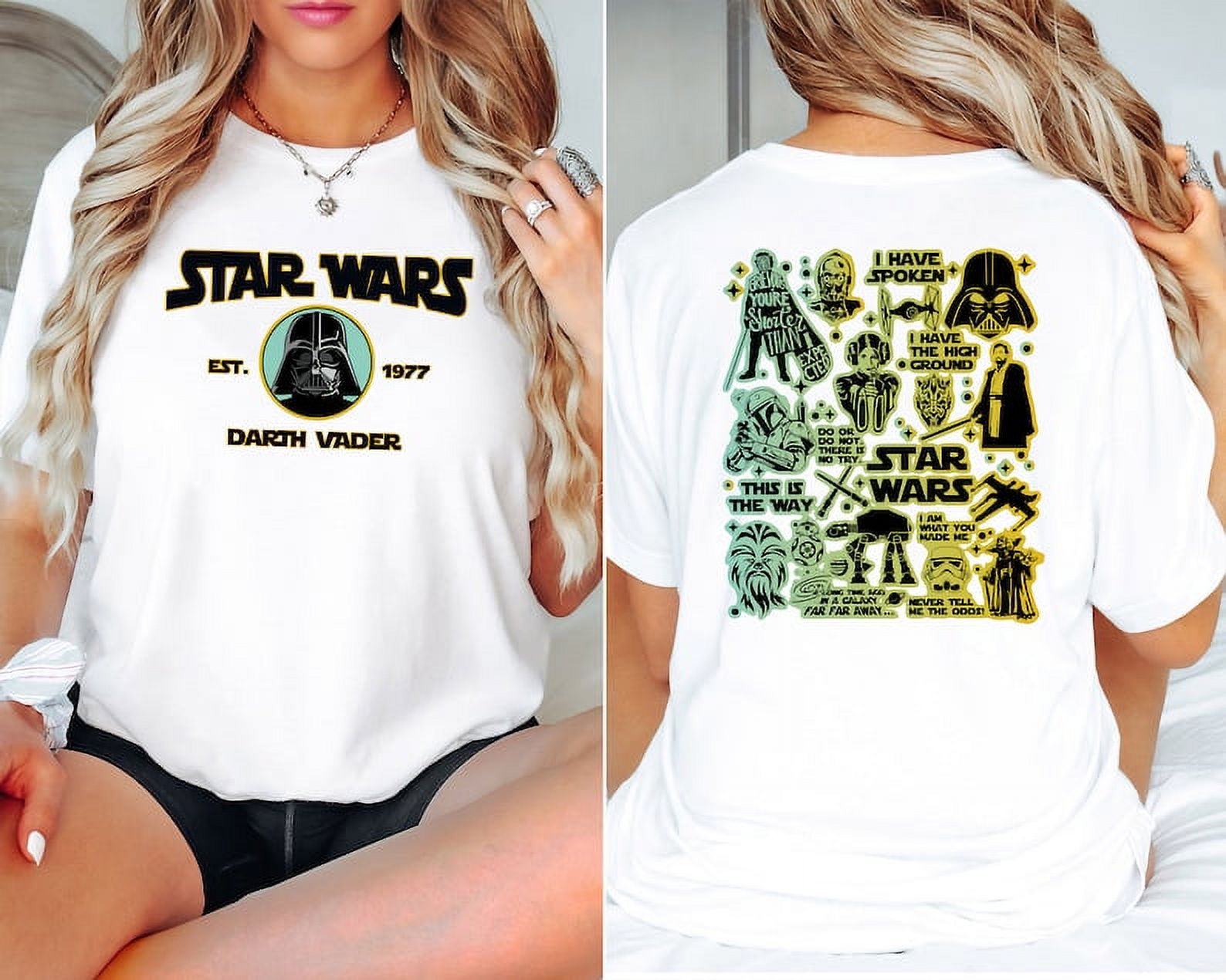 Star Wars Darth Vader Shirt, Anakin Skywalker Shirt, Dark Jedi Est 1977 ...